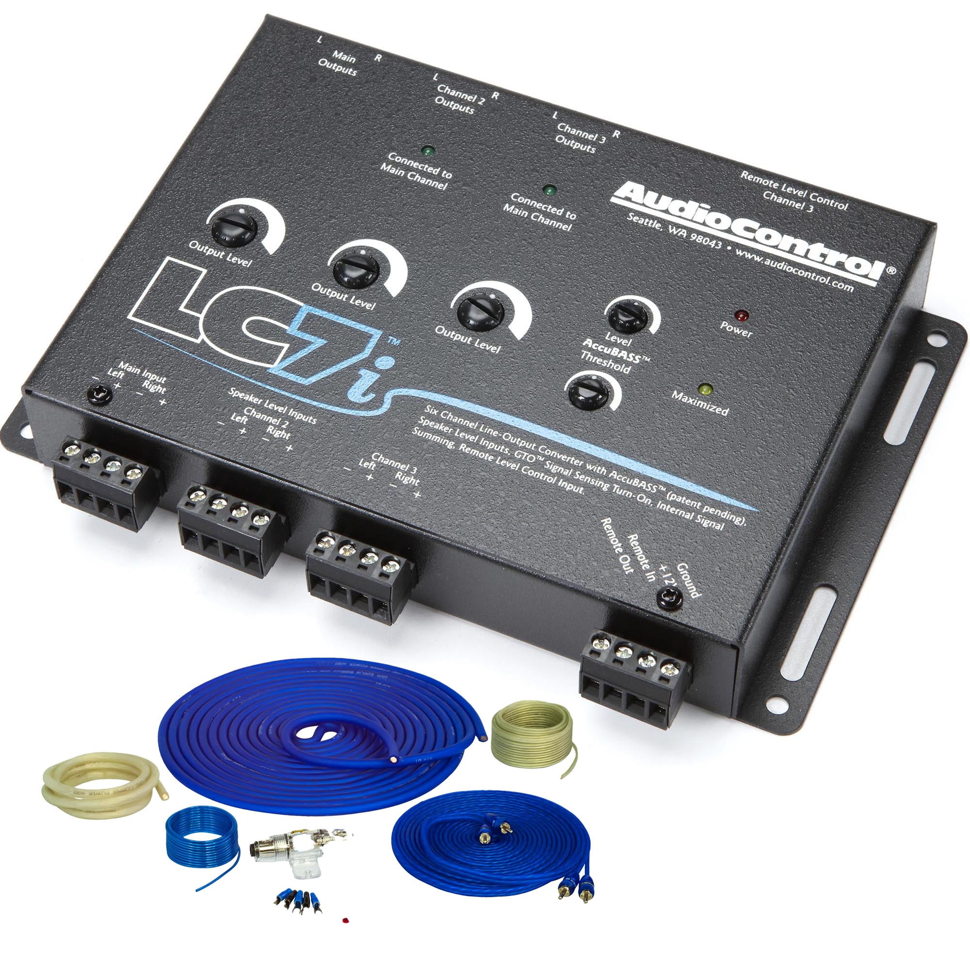 AudioControl LC7i 6 Channel Line Output Converter with Accubass with ...