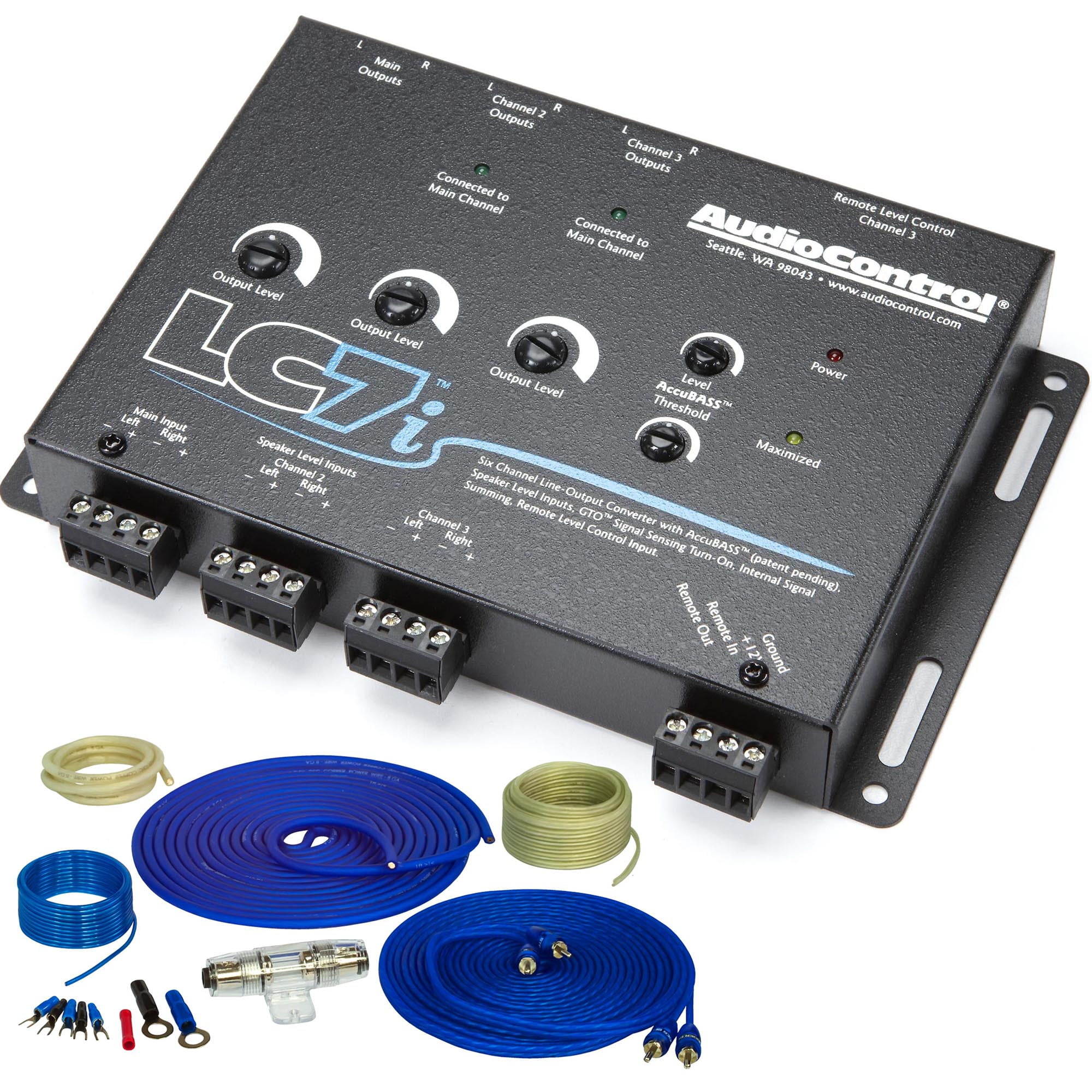 AudioControl LC7i 6 Channel Line Output Converter with Accubass with ...