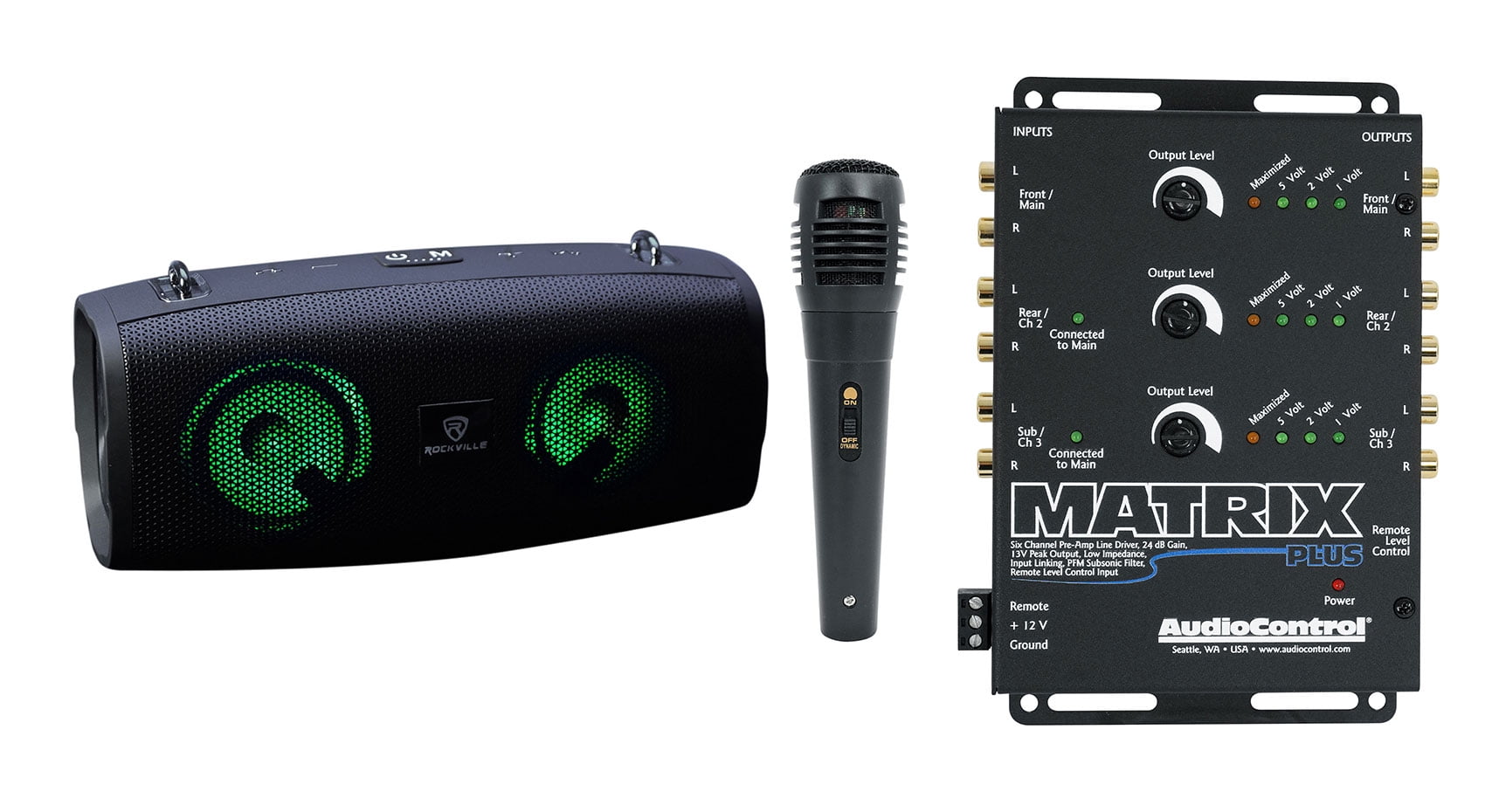 AudioControl Matrix Plus 6 Ch. 13 Volt 24dB Gain Line Driver ...