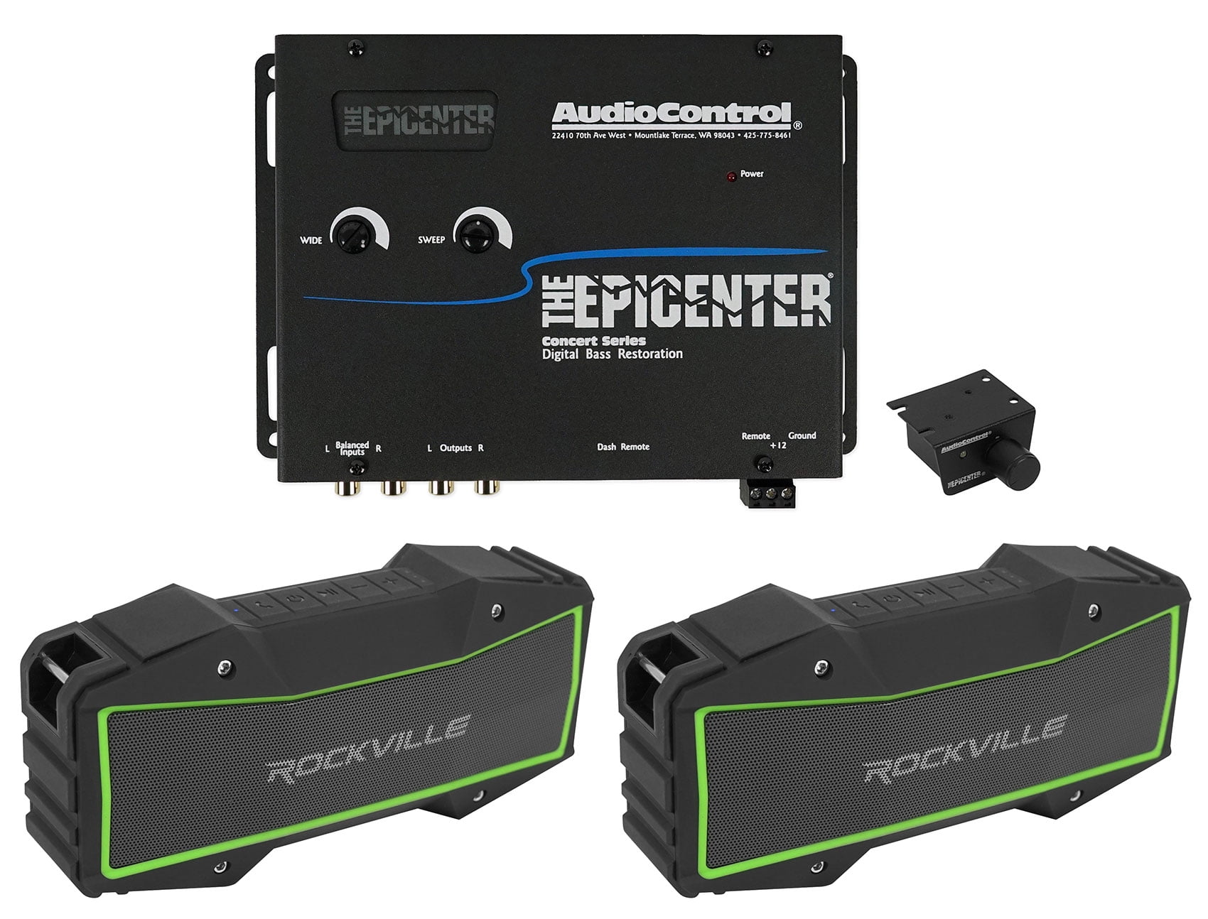 AudioControl The Epicenter Black Digital Car Bass Processor + Wireless ...