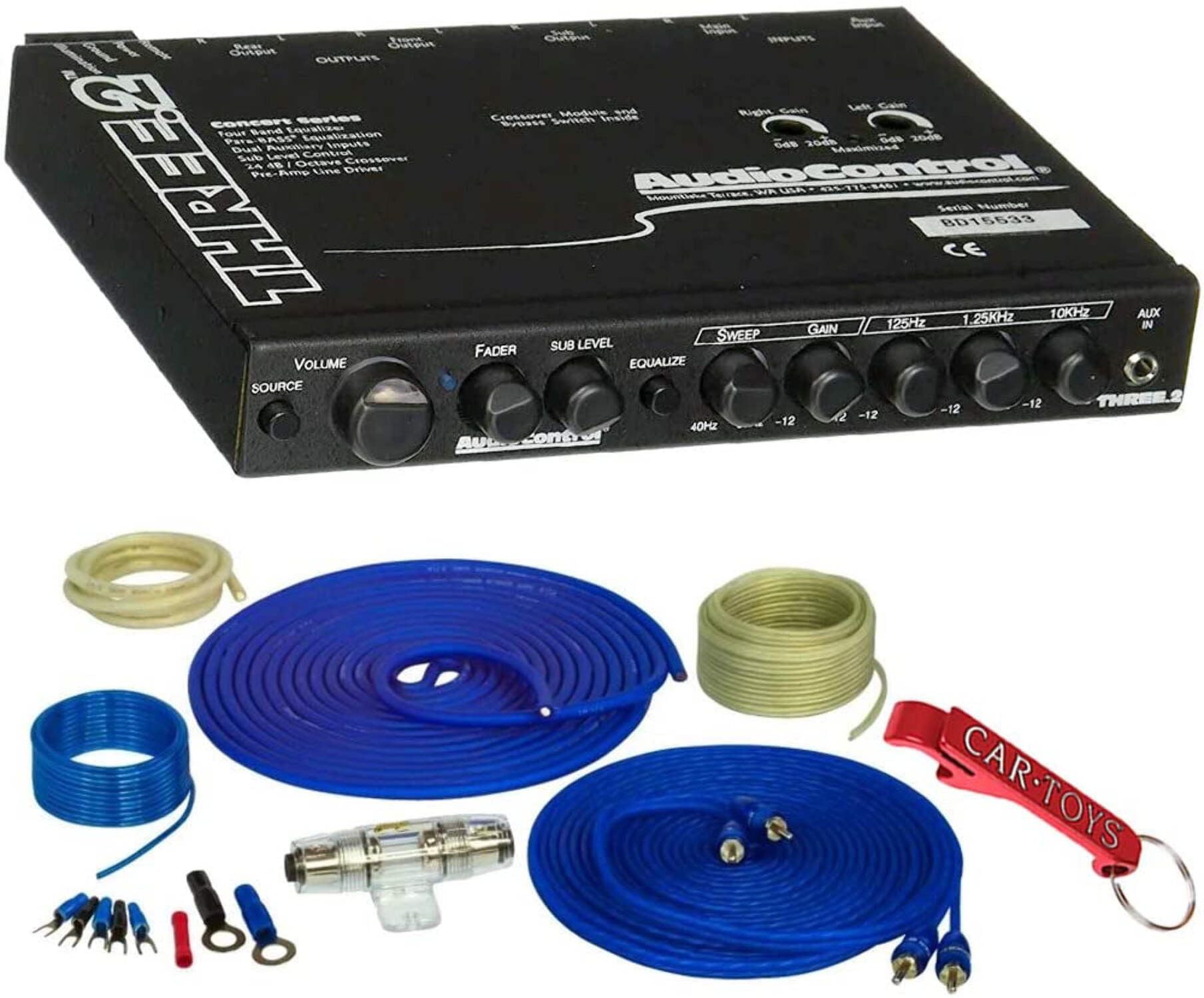 AudioControl Three.2 in-Dash Pre-Amp Equalizer/Subwoofer Crossover ...