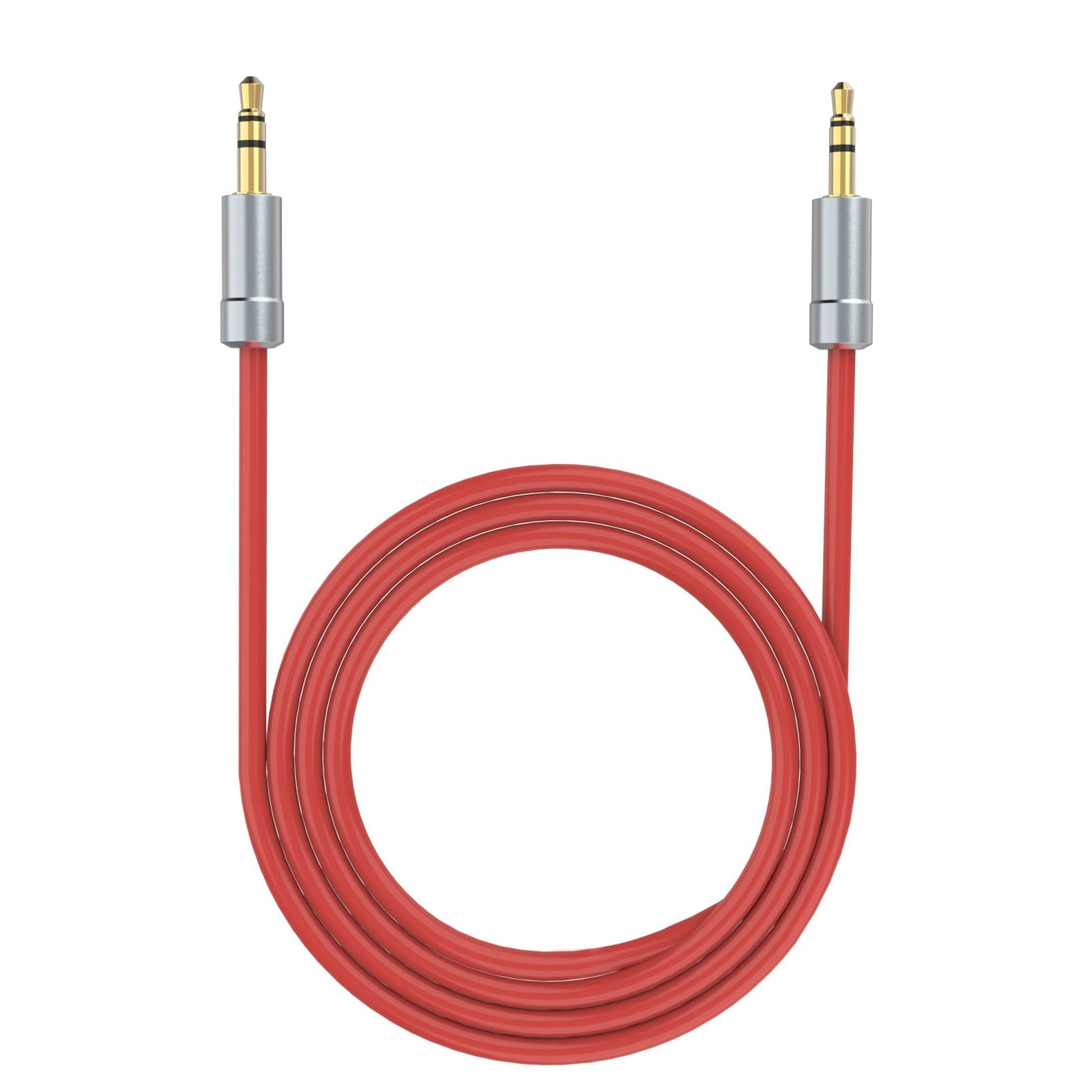 AudioFlex 6ft 3.5mm Aux Stereo Extension Cable for Headphones - Walmart.com