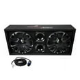 AudioPipe Dual 10 Inch Car Subwoofer Enclosure with Sealed Box, LED ...