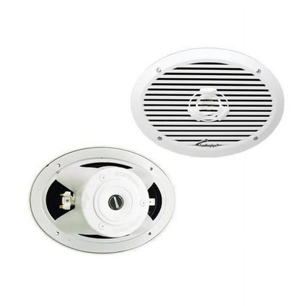 AudioPipe APSW-6932 9 In 300 Watt 2 Way Coaxial Marine Grade Speaker ...