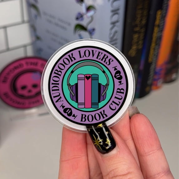 Audiobook Lovers Book Club eReader Grip | Phone Grip | eReader Holder ...