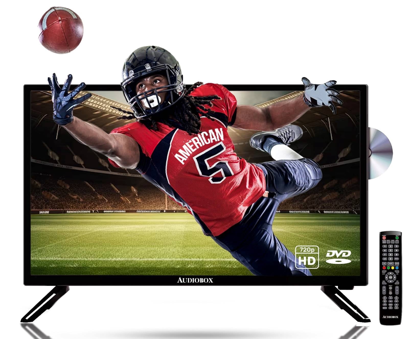 Audiobox TV-32D 32" RV TV Widescreen HDTV, Built-in DVD Player with ...