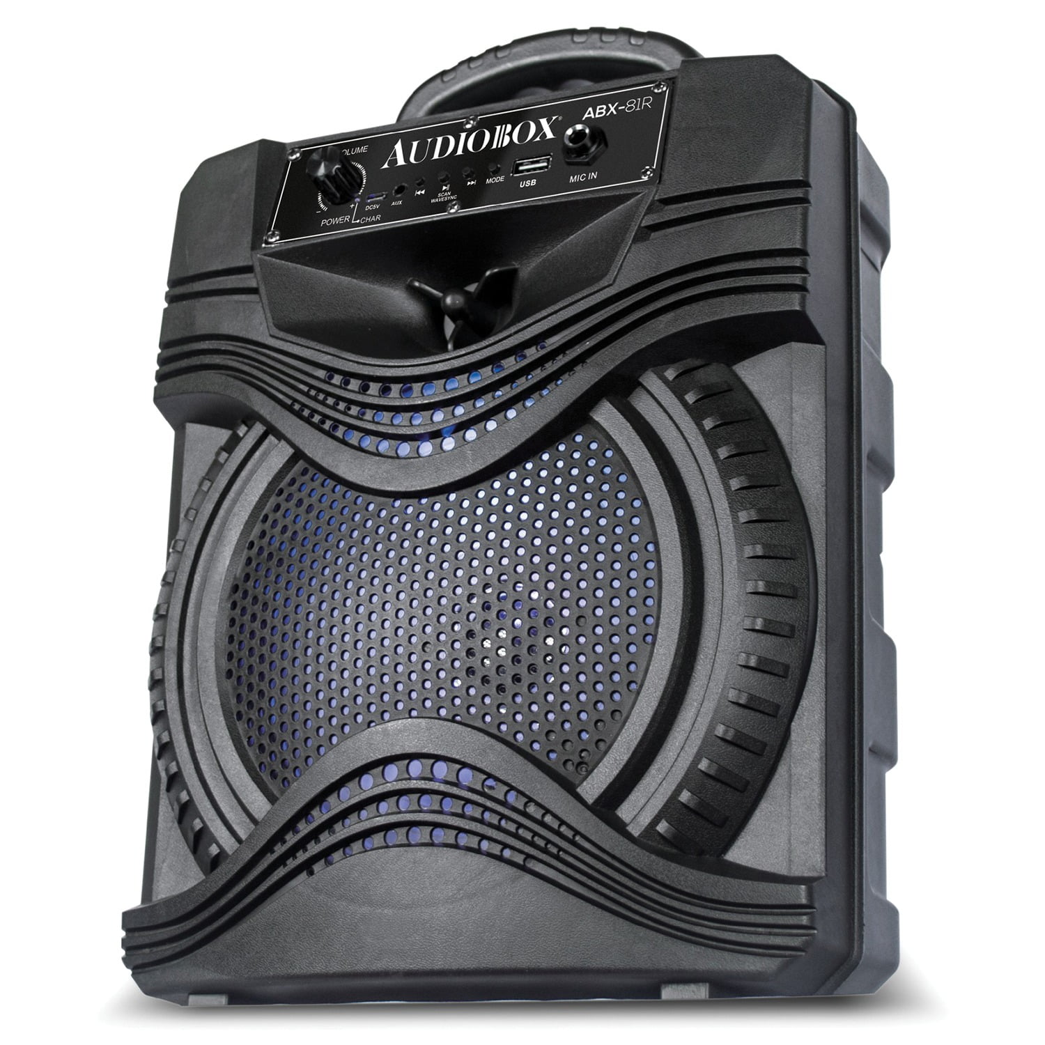 Audiobox ABX-81R 8-Inch Portable Bluetooth PA System with Microphone ...