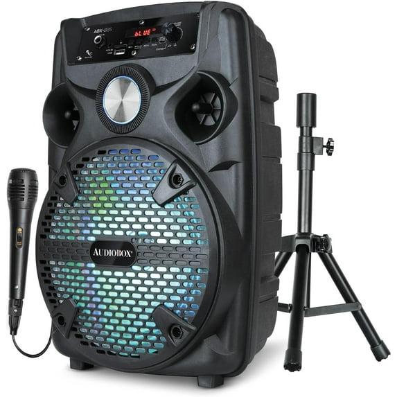 Audiobox ABX-82S Portable 8" PA Speaker with Stand, WaveSync ...