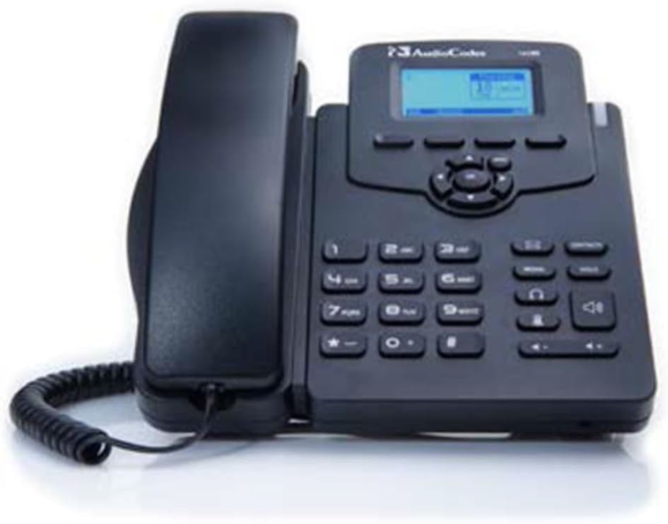 Audiocodes 405hd Ip-phone Poe Gbe Black 2 Ethernet IP405HDEG - Walmart.com