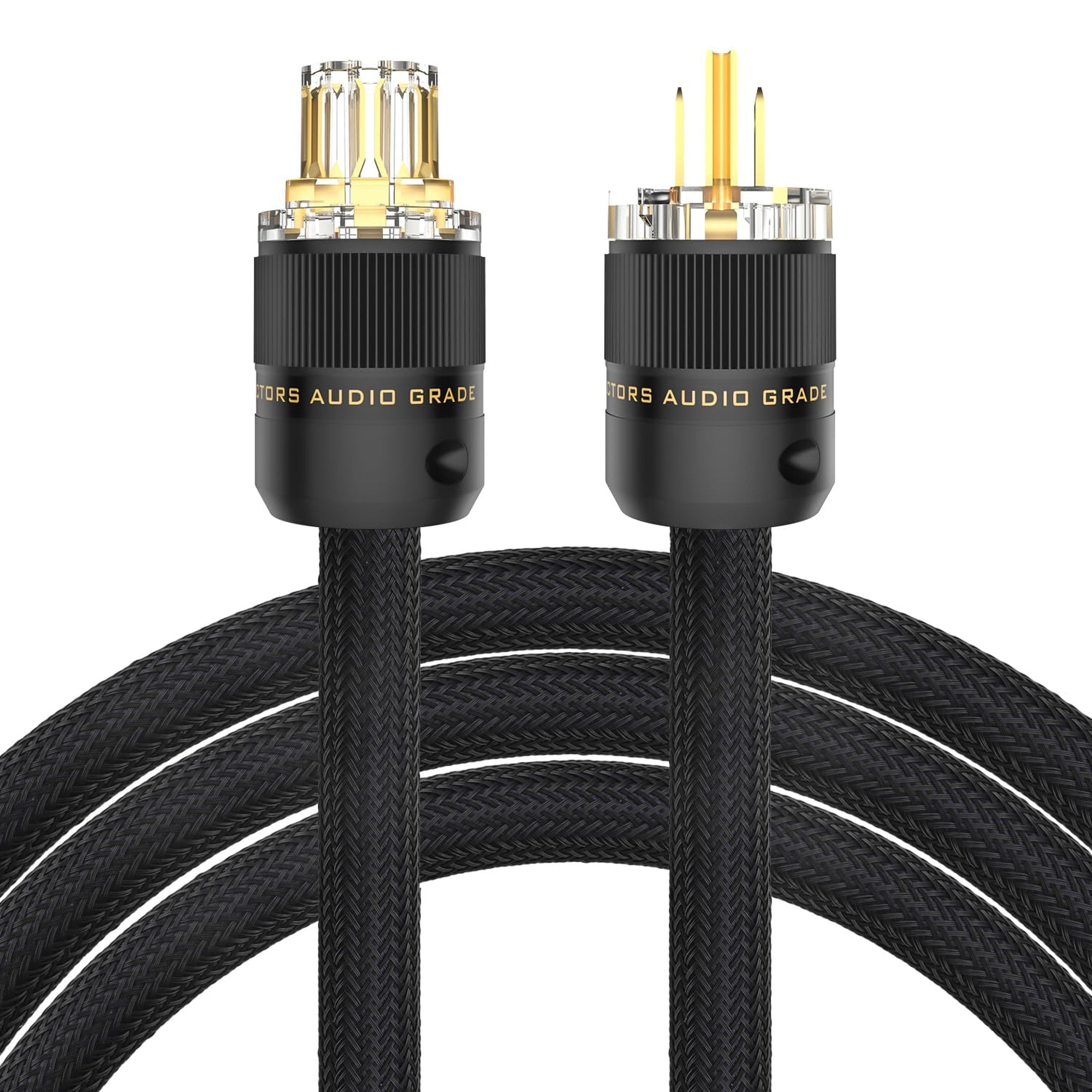 Audiocrast HiFi Shielded Braided Power Cable for Amplifiers 10AWG 6.6FT ...