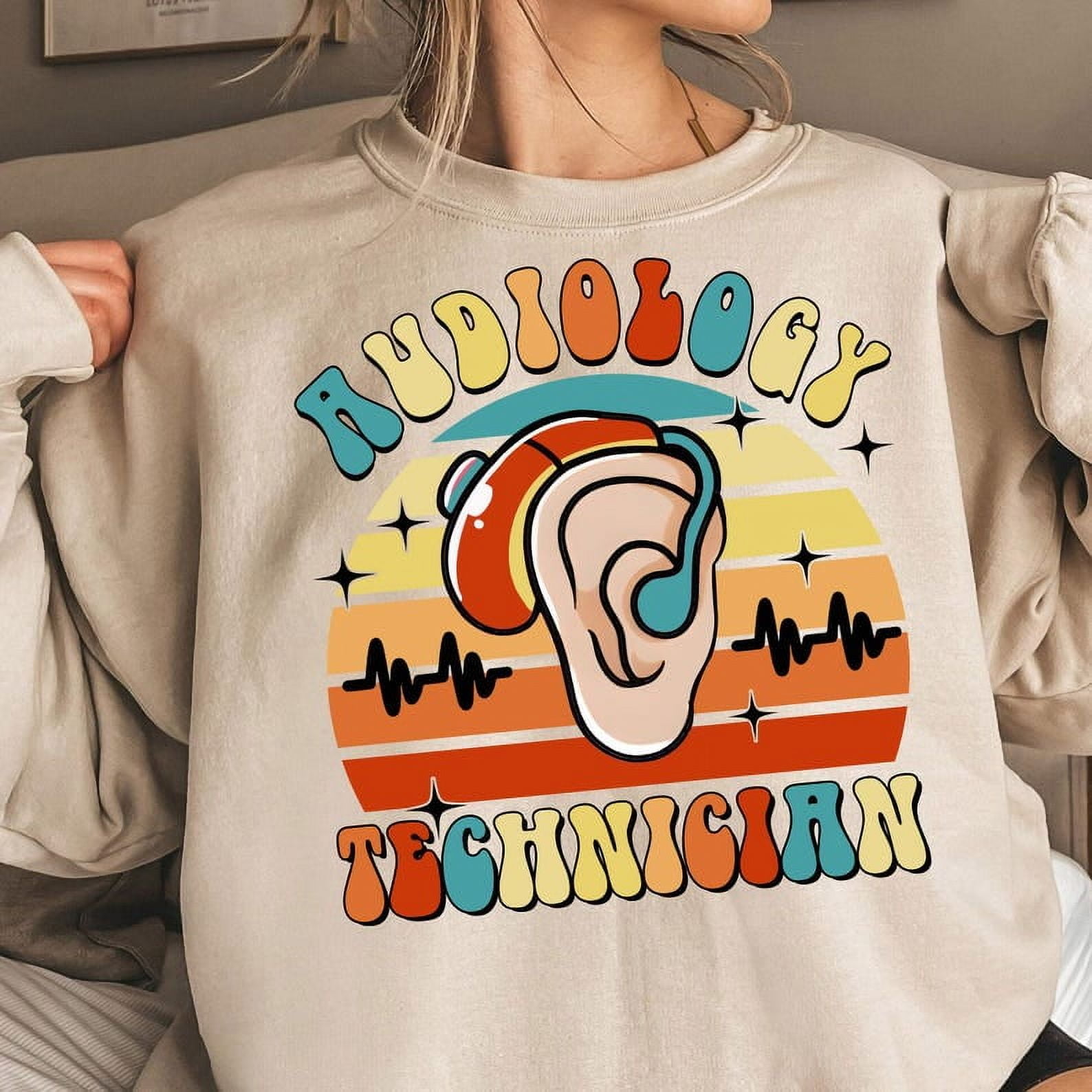 Audiology Technician Sweatshirt, Healthcare Worker Crewneck ...