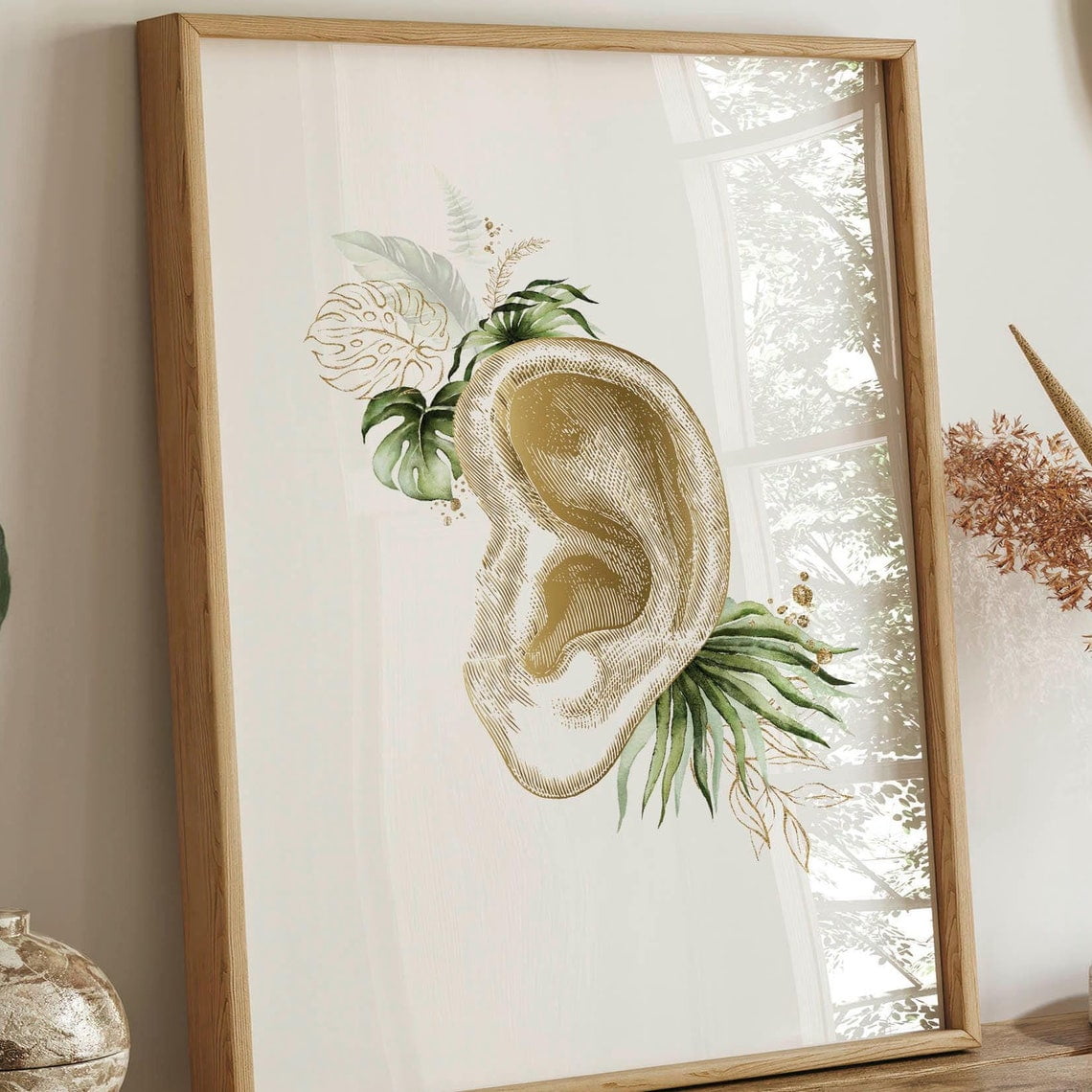 Audiology Wall Art, Ear Poster, Human Ear Anatomy Print, Ent Doctor ...