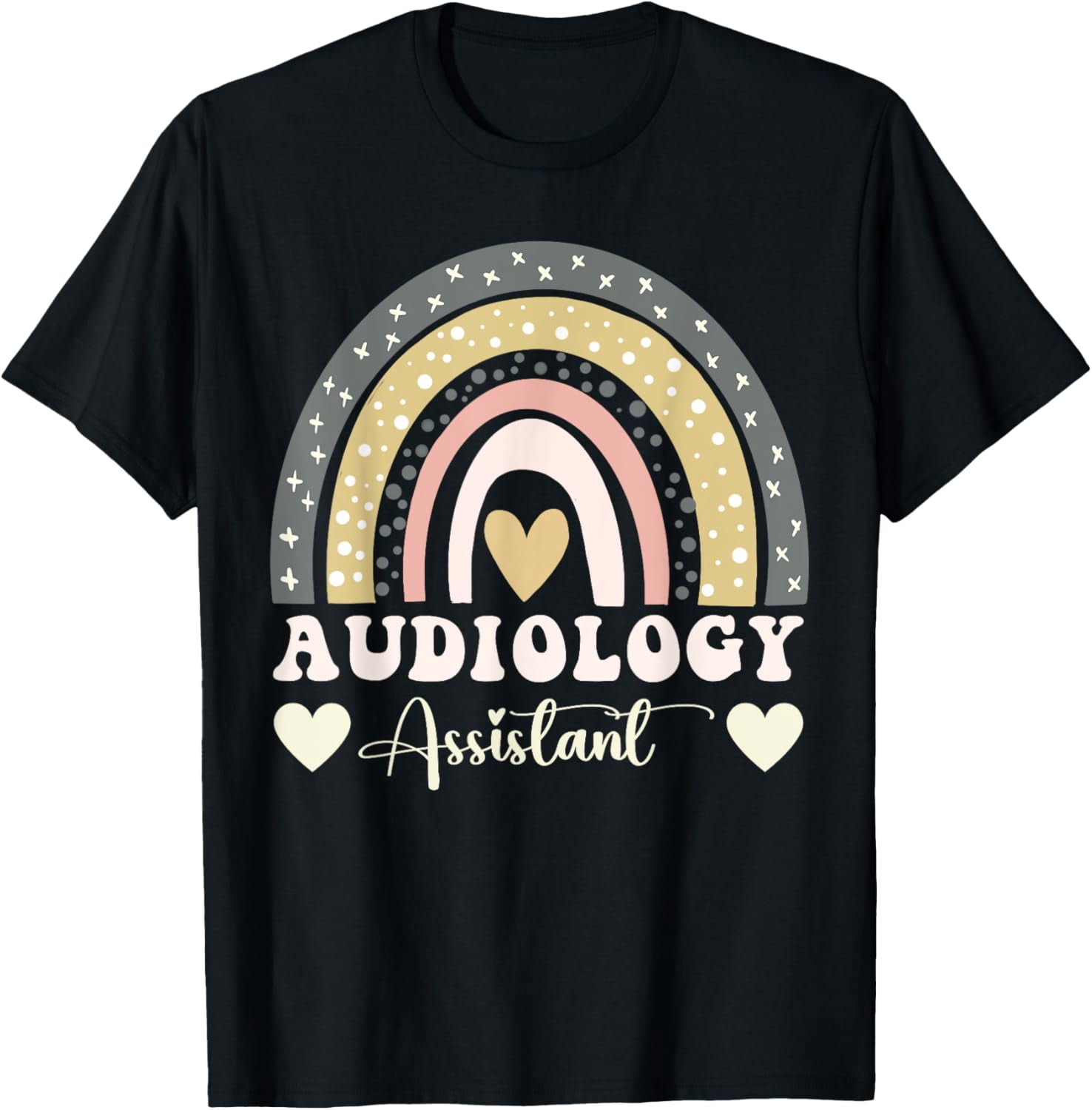 Audiology assistant T-Shirt men and women can wear, black, white, gifts ...