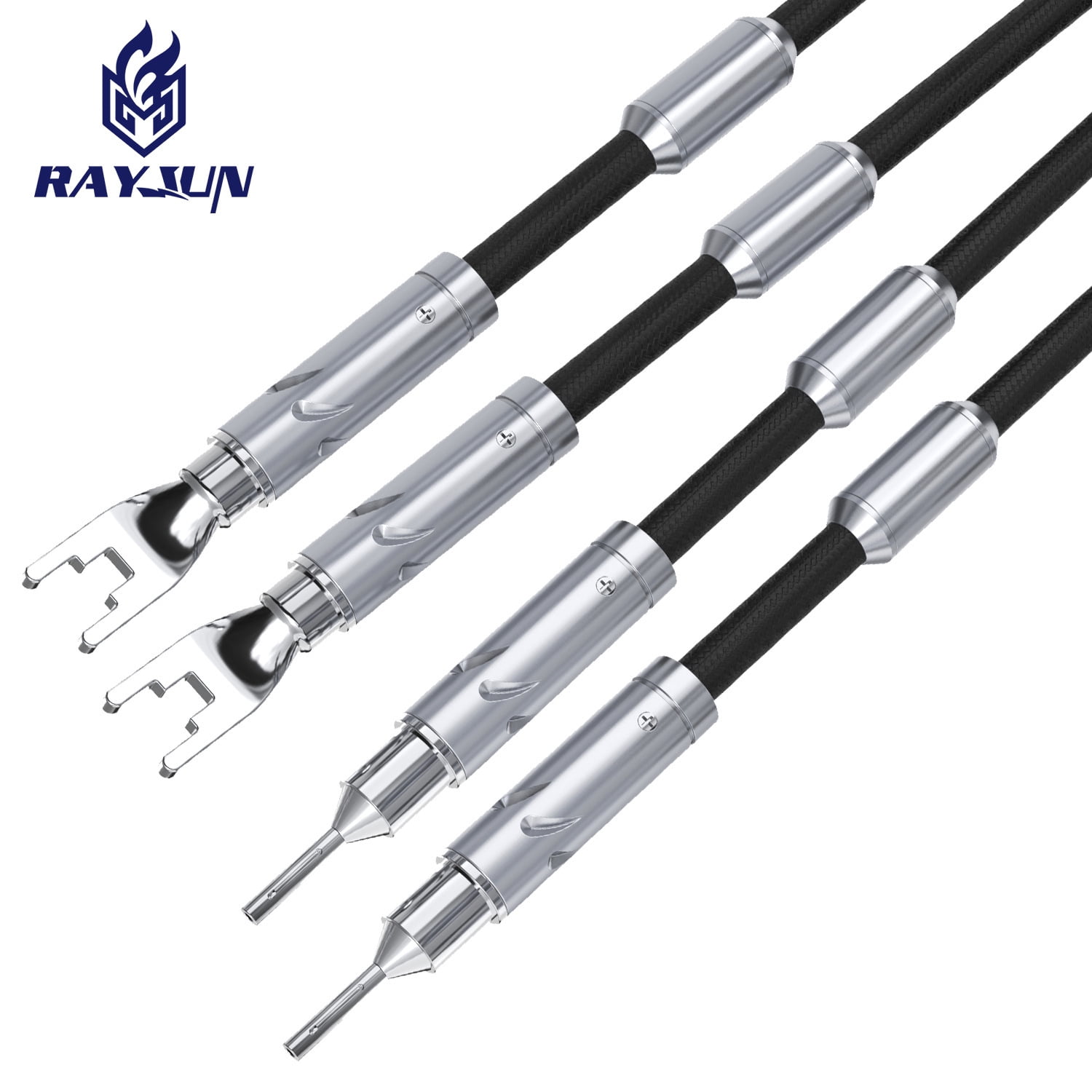 Audiophile Speaker Cable with Gold Plated Banana/Y Plugs, Pure Oxygen ...