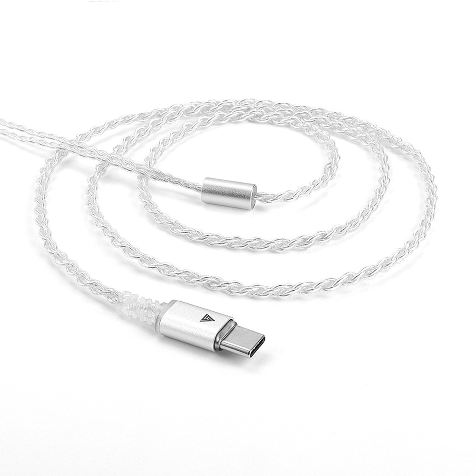 Audiophiles Quality 4Strand Earphone Cable Featuring Silver Plated Wire ...