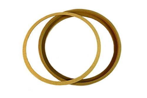 Audiopipe 1 Pair 10" RING-10BZ MDF Speaker Ring Recessed with Bezel ...