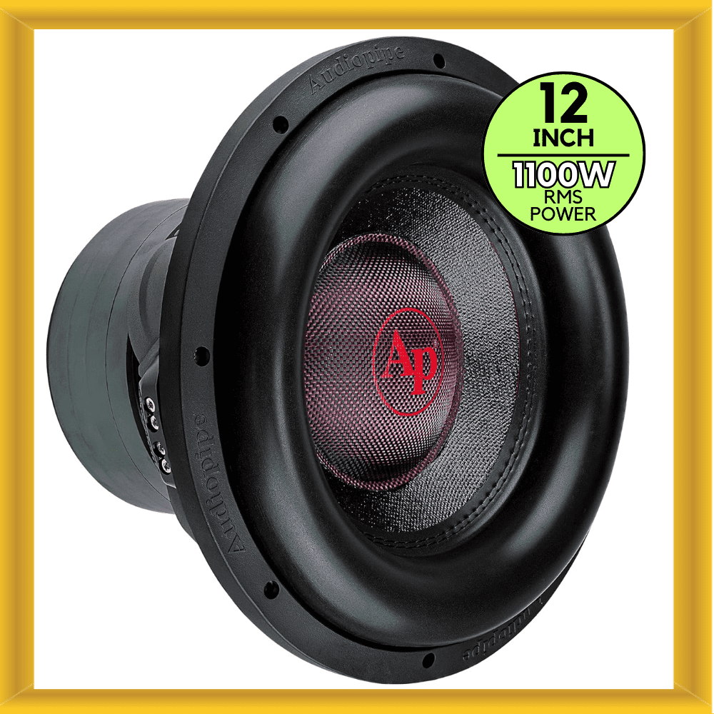 Audiopipe 12" Quad Stack Composite Cone Subwoofer (TXX-BDC-IV-12 ...