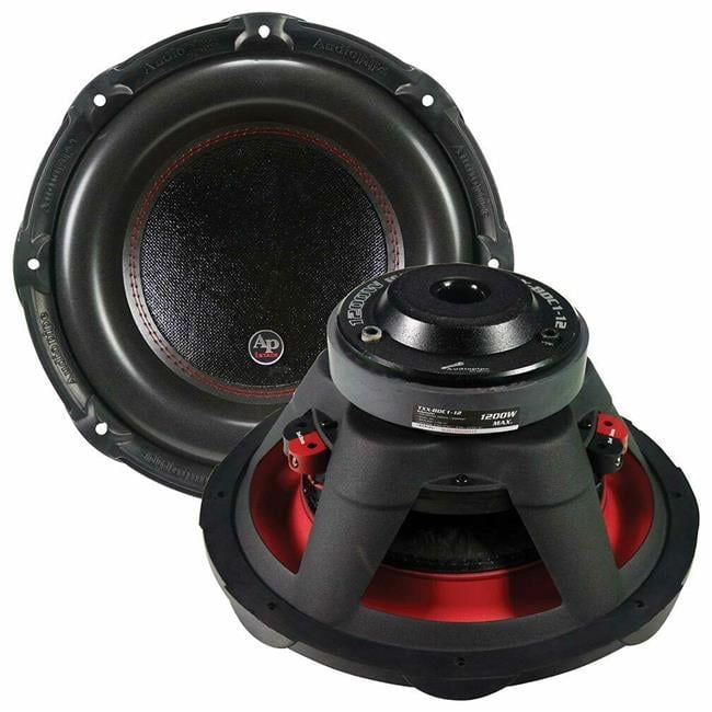 Audiopipe 12 Inch 600W RMS Dual 4 Ohm Car Audio Subwoofer TXX-BDC1-12 ...