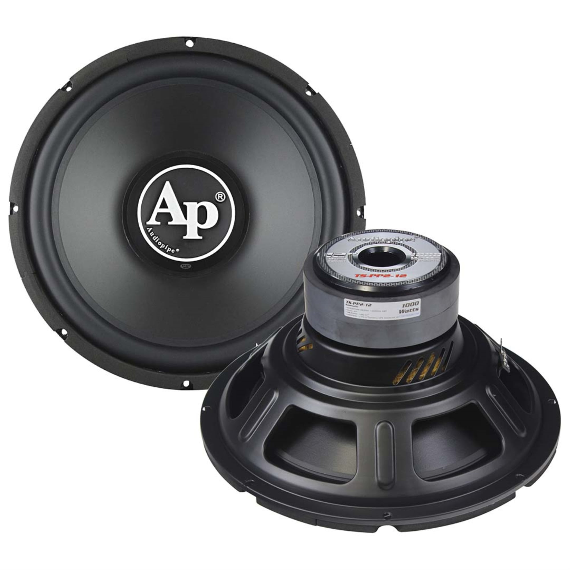 Audiopipe 12 Woofer 300W RMS/1000W Max Single 4 Ohm Voice Coil ...
