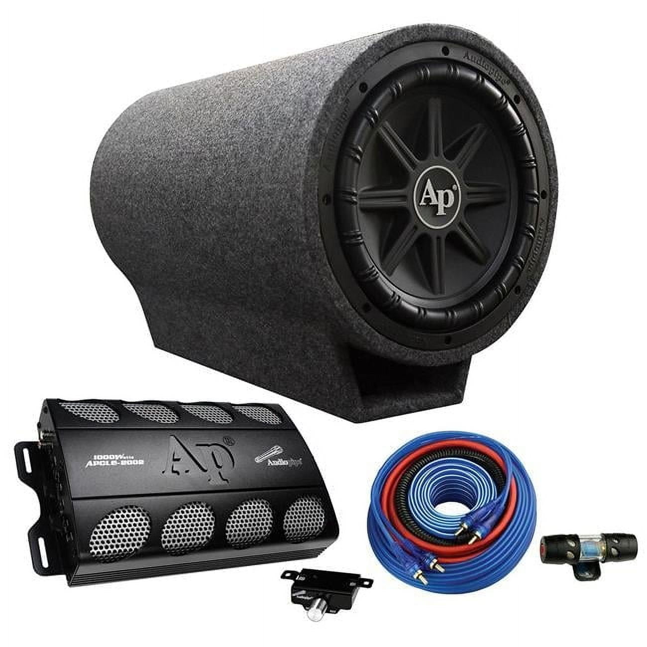 Audiopipe 12 in. Vented Bass Pipe 1000W Super Bass APCLE2002 & BMS1500X ...