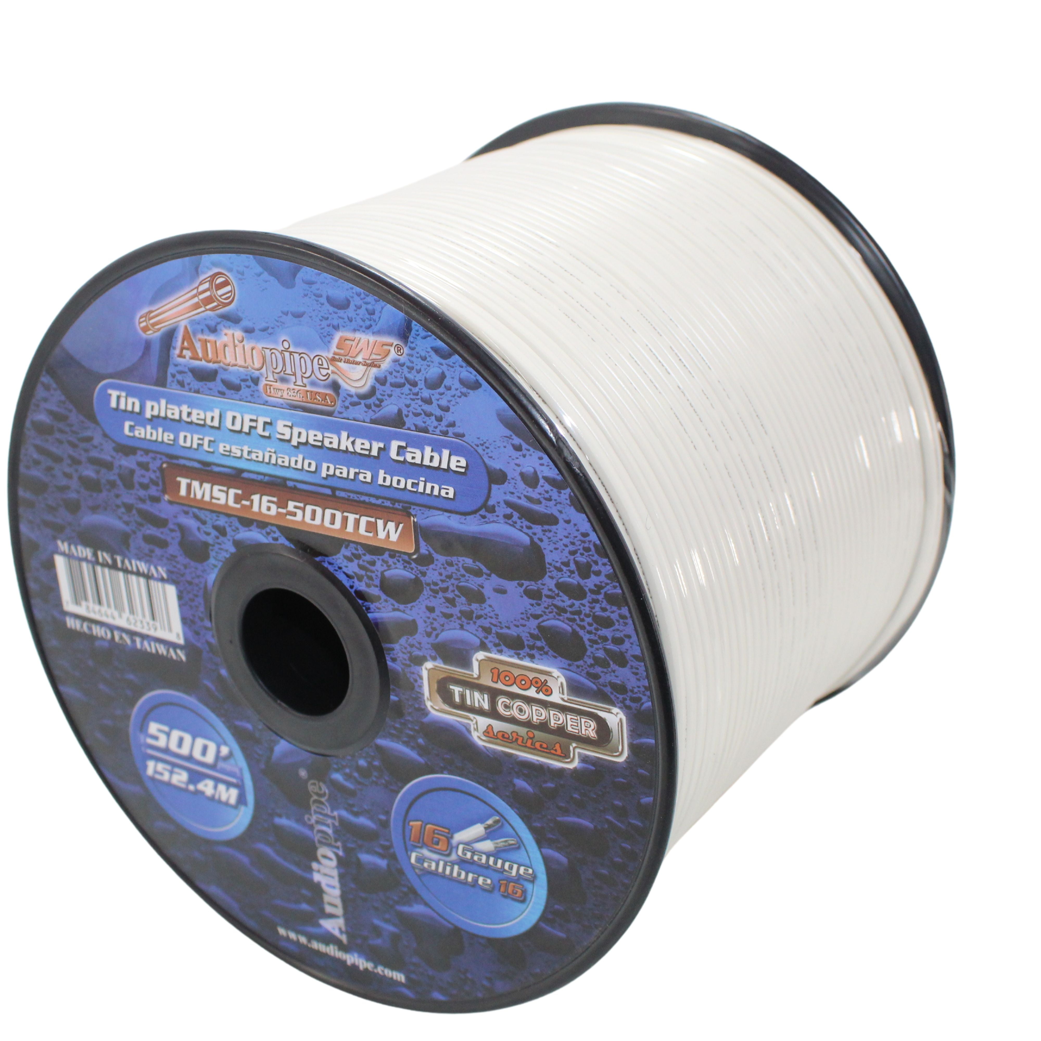 Audiopipe 16 GA Stranded OFC Tinned Copper Marine Power/Ground Wire ...