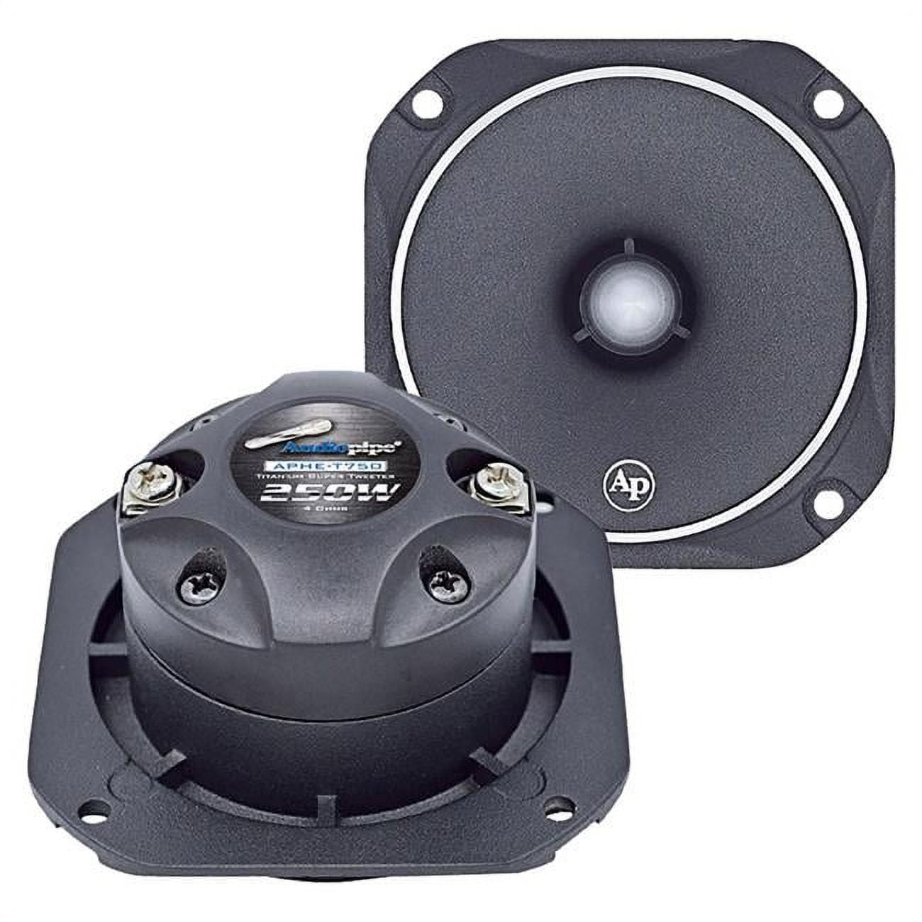 Audiopipe 2.5" Super High Frequency Titanium Tweeter 250W Max Pair ...