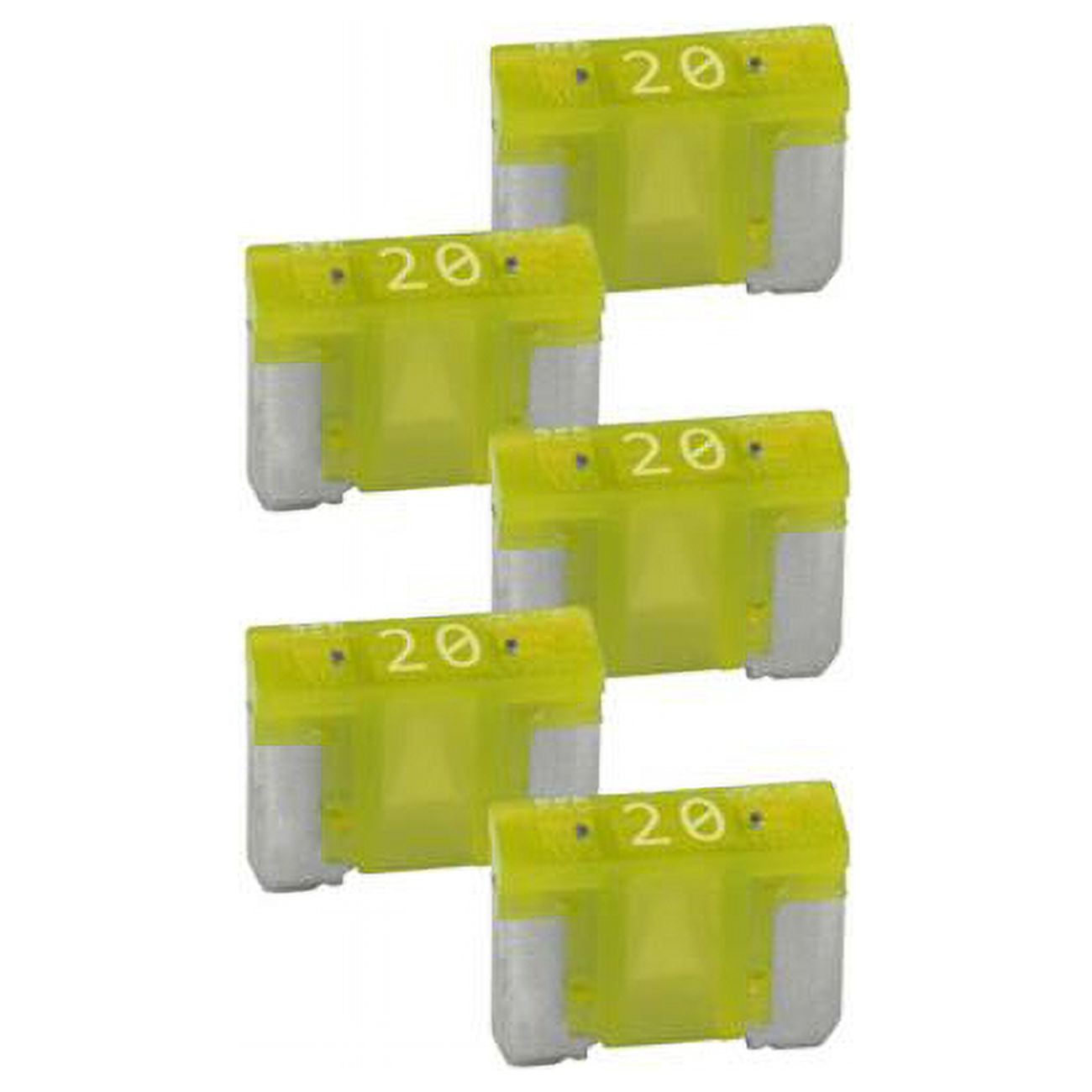 Audiopipe ATMLPM20A 20A Low Profile Mini Fuse 10 Pack - Walmart.com