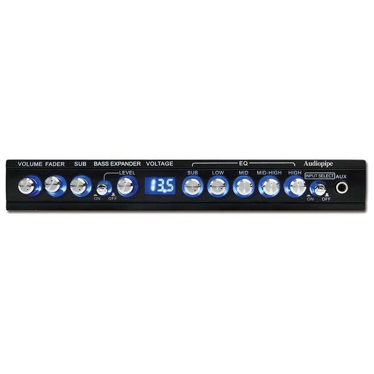 Audiopipe 5 Band Graphic Equalizer with 9 Volt Line Driver Output ...