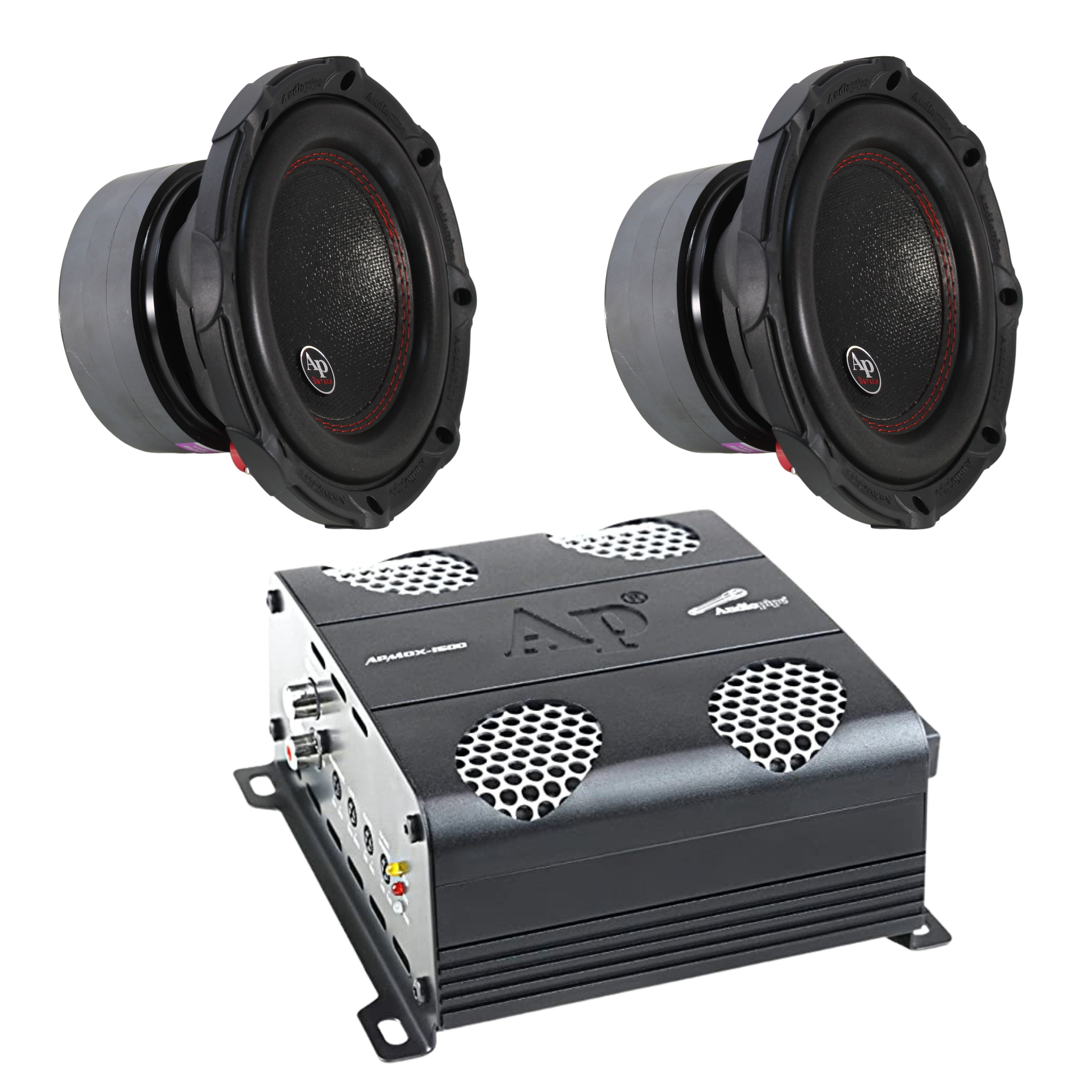 Audiopipe 8" BDC3 Subwoofer Combo 250W RMS w/ 800W 1 Ohm Monoblock ...