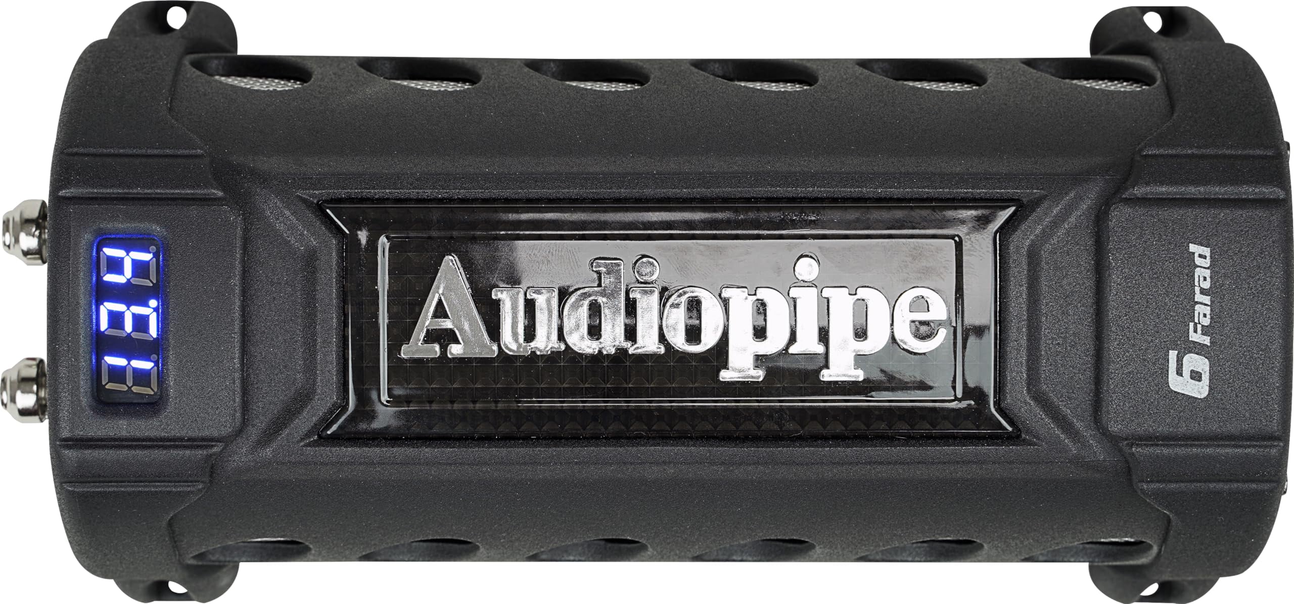 Audiopipe ACAP-D6000 6 Farad Capacitor w/ Digital Display Electronic ...
