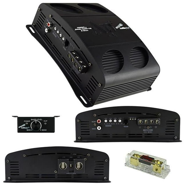 Audiopipe APHD-15001-F2 1-CH Monoblock 1500W Class D Full Bridge Car ...