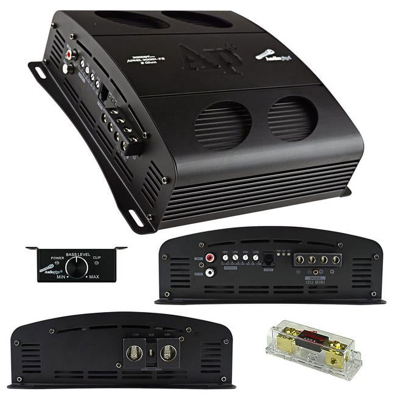 Audiopipe APHD-30001-F2 Monoblock 3000W Class-D Full Range Car Audio ...