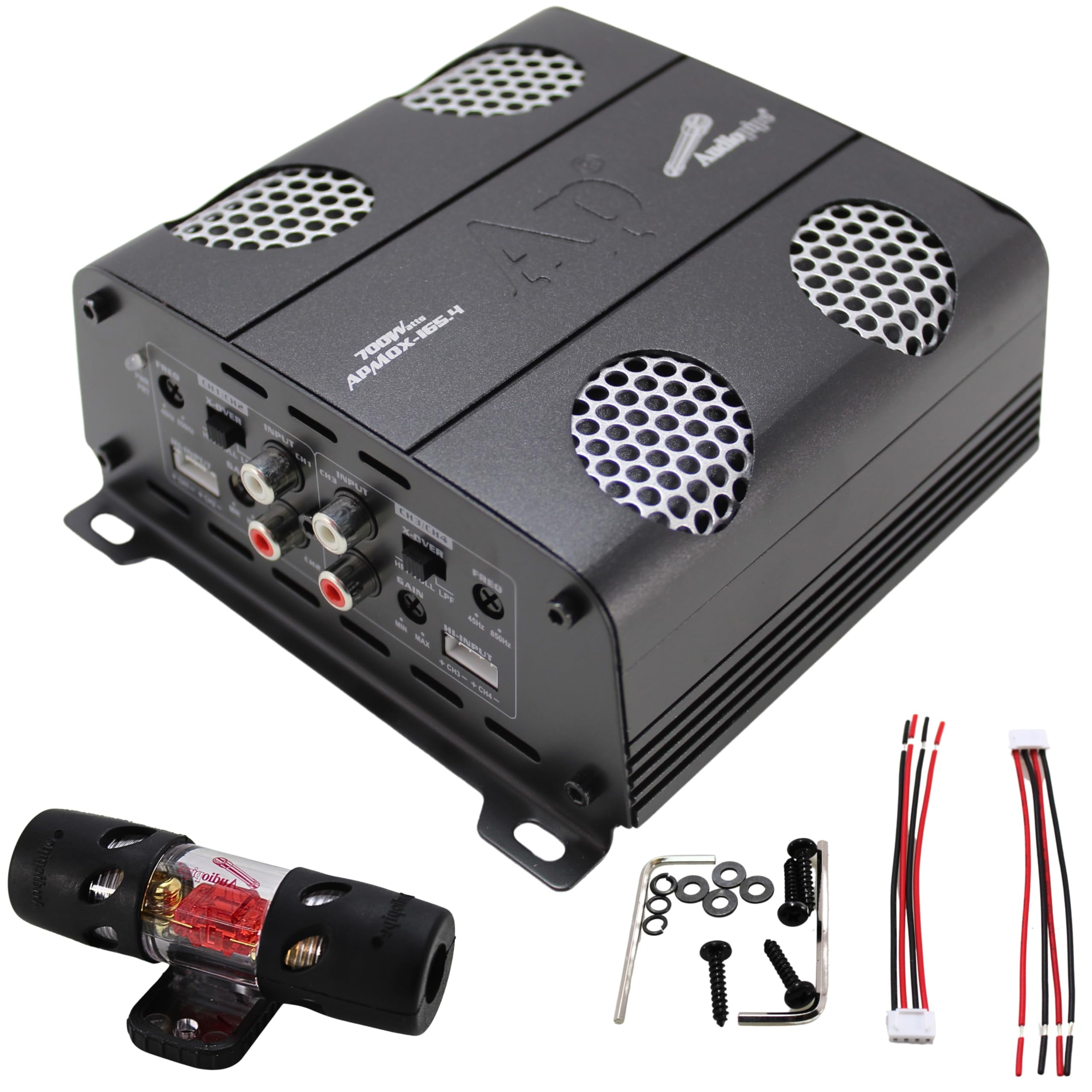 Audiopipe APMOX-165.4 4 Channel Full Range Class D Mini Amplifier ...