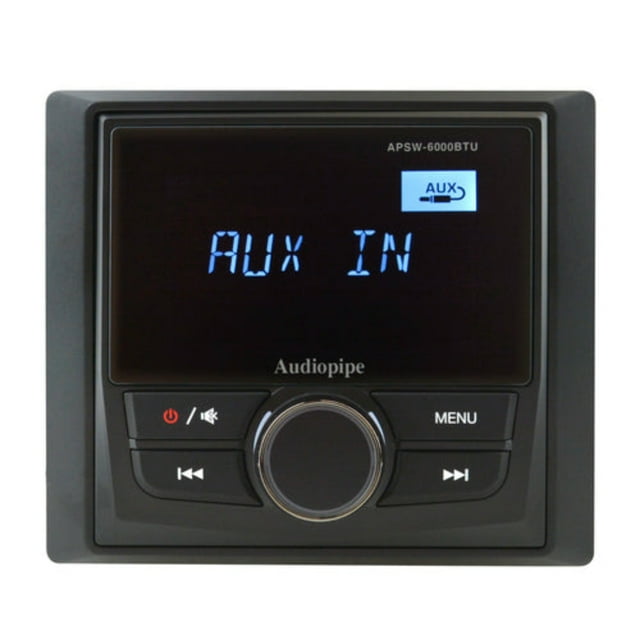 Audiopipe APSW-6000BTU Marine Stereo Multimedia Head Unit w/ 3" HD LCD ...