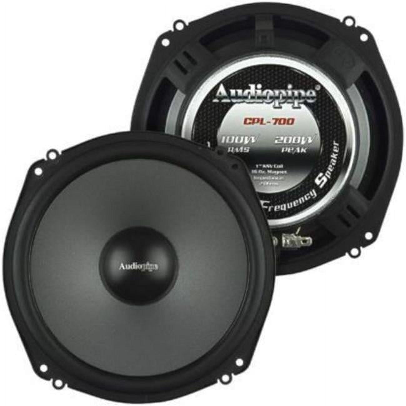 Audiopipe CPL-700 Shallow Mount 7" Low-Mid Frequency 100W RMS 200W Max Speakers - Walmart ...