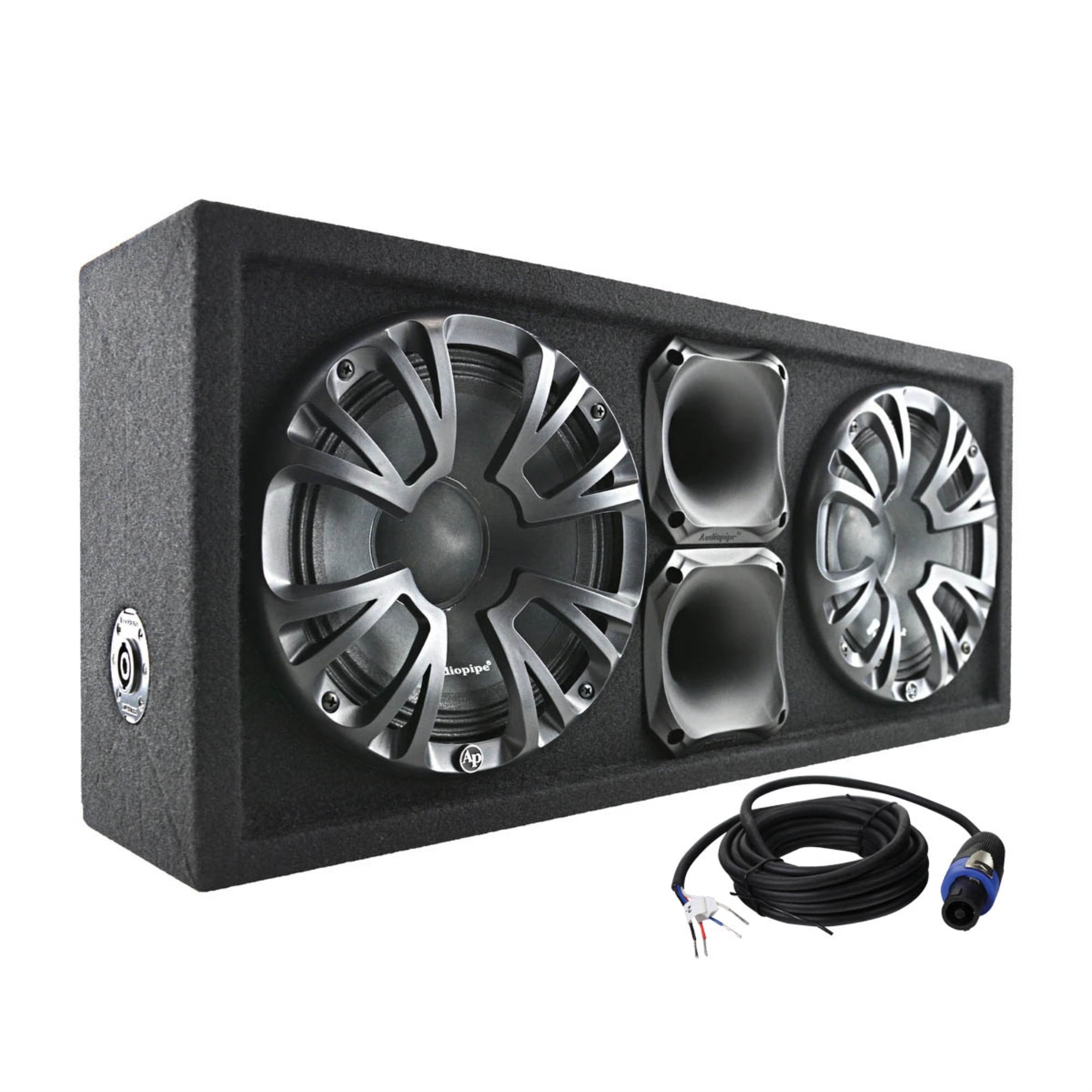 Audiopipe 8 in. Amplified Car Speaker, 500W High Performance Sealed ...