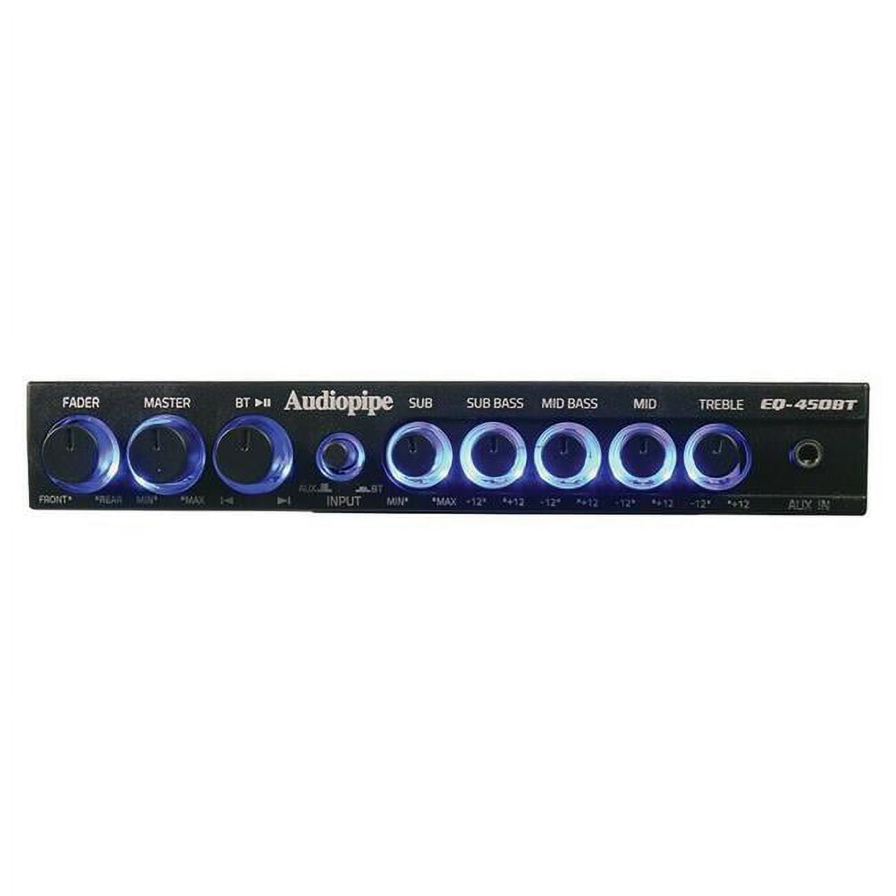 Audiopipe EQ-450BT 4 Band Wireless Streaming Graphic Car Audio Stereo Equalizer - Walmart ...