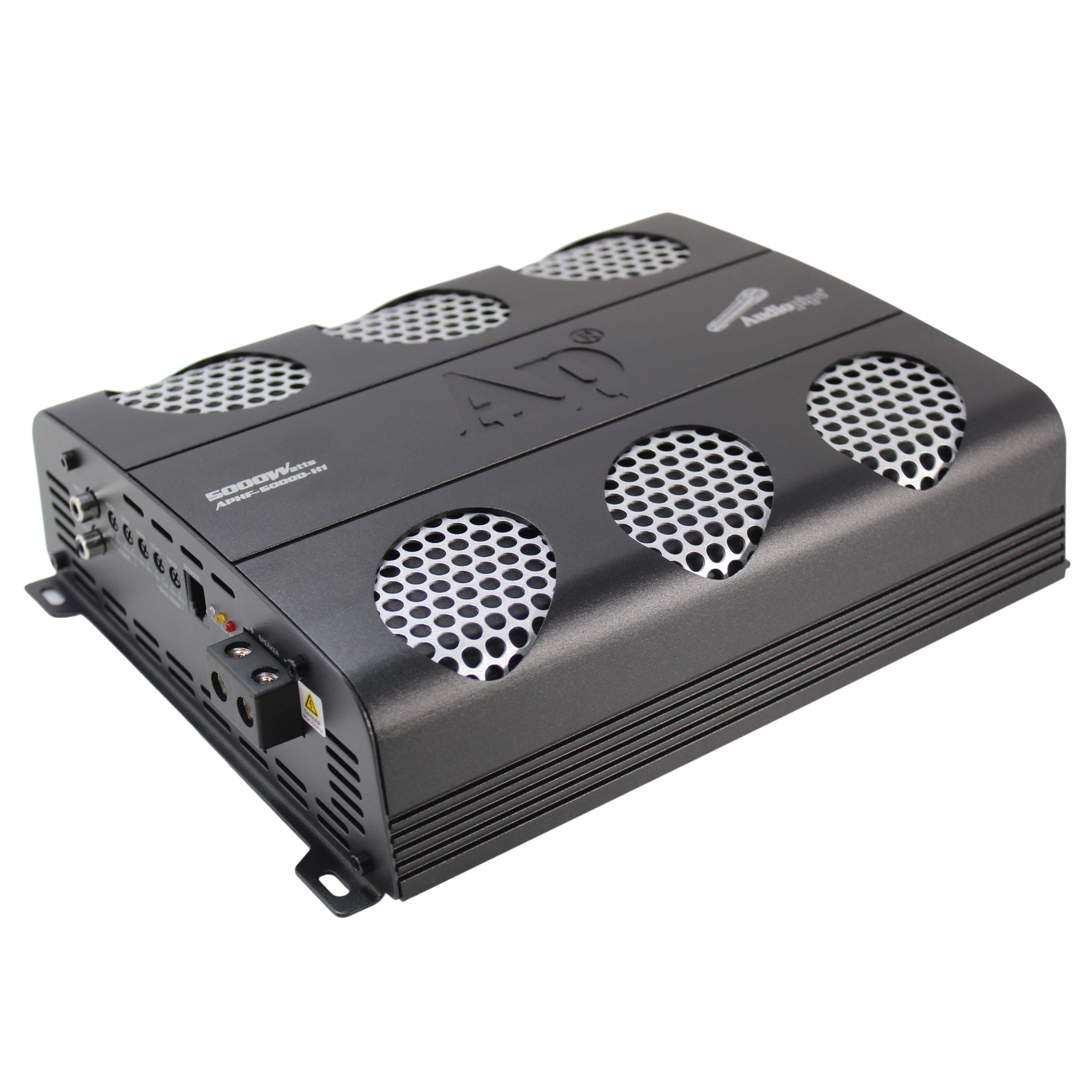 Audiopipe APHF-5000D-H1 Monoblock 5000W Max Full-Range Class-D Car ...
