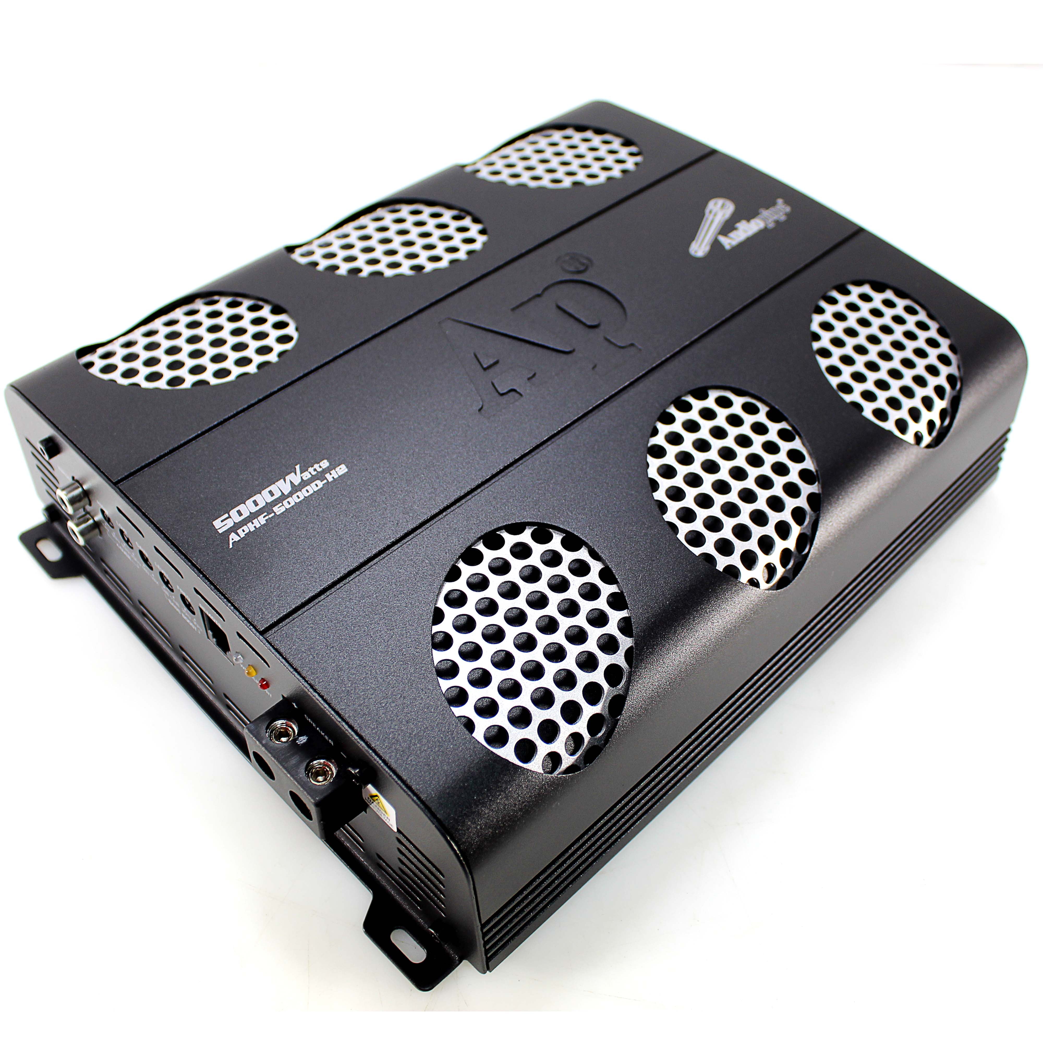 Audiopipe APHF-5000D-H2 Monoblock 5000W Max Full-Range Class-D Car ...