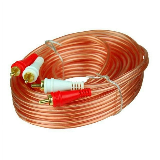 Audiopipe RCA Cable 25 ft. 10Pack *BMSG25* - Walmart Business Supplies