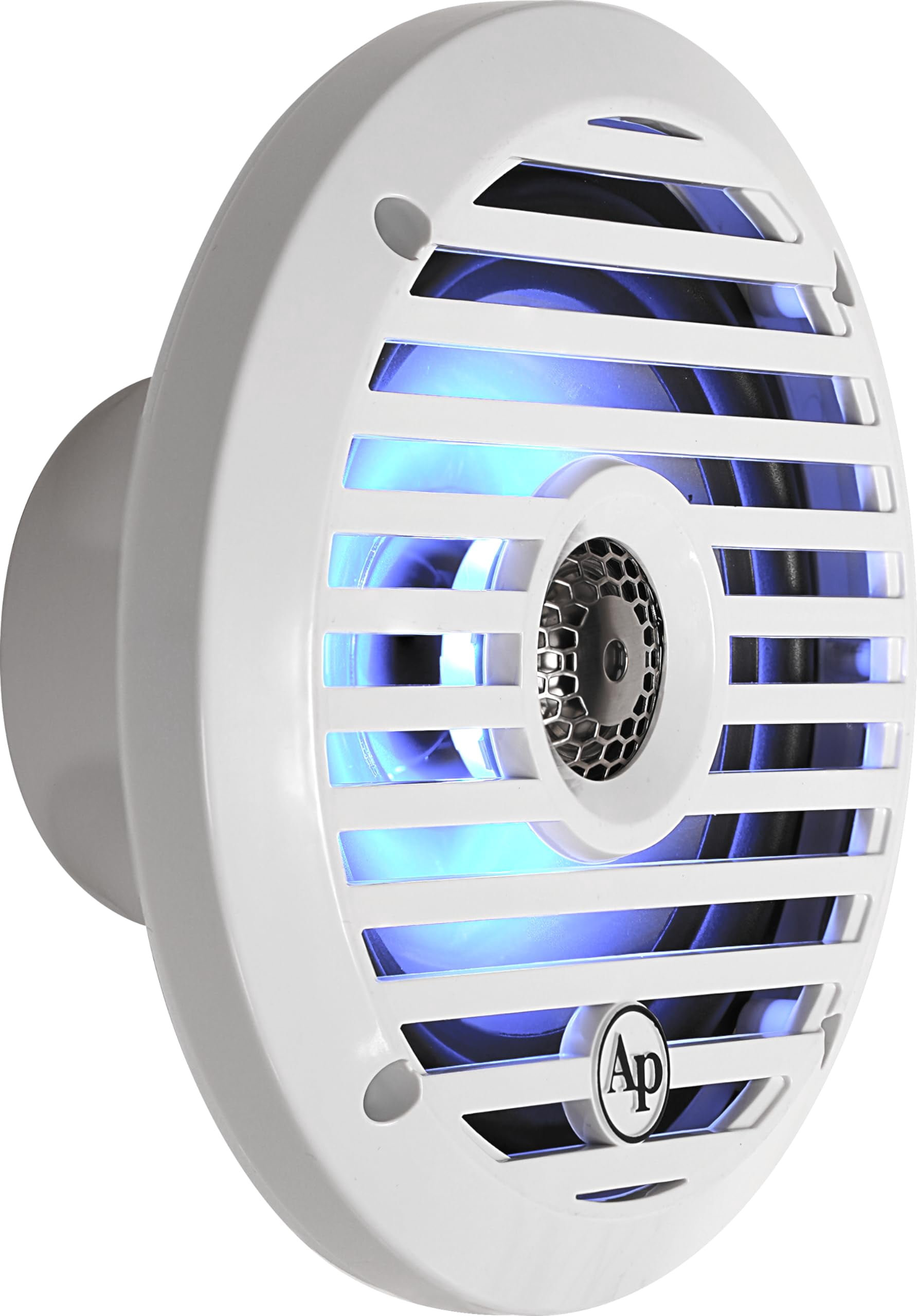 Audiopipe SALT WATER 6.5" 100W RMS Coaxial 2-Way Marine Speaker w/ LED ...