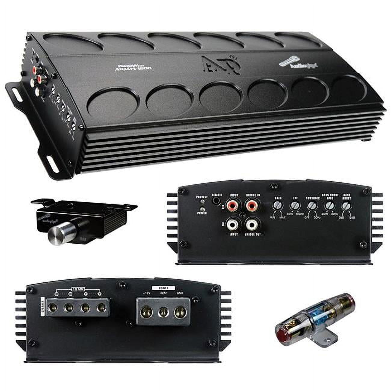 AudiopipeMap 1500W RMS Mini Class D Amplifier - Walmart.com