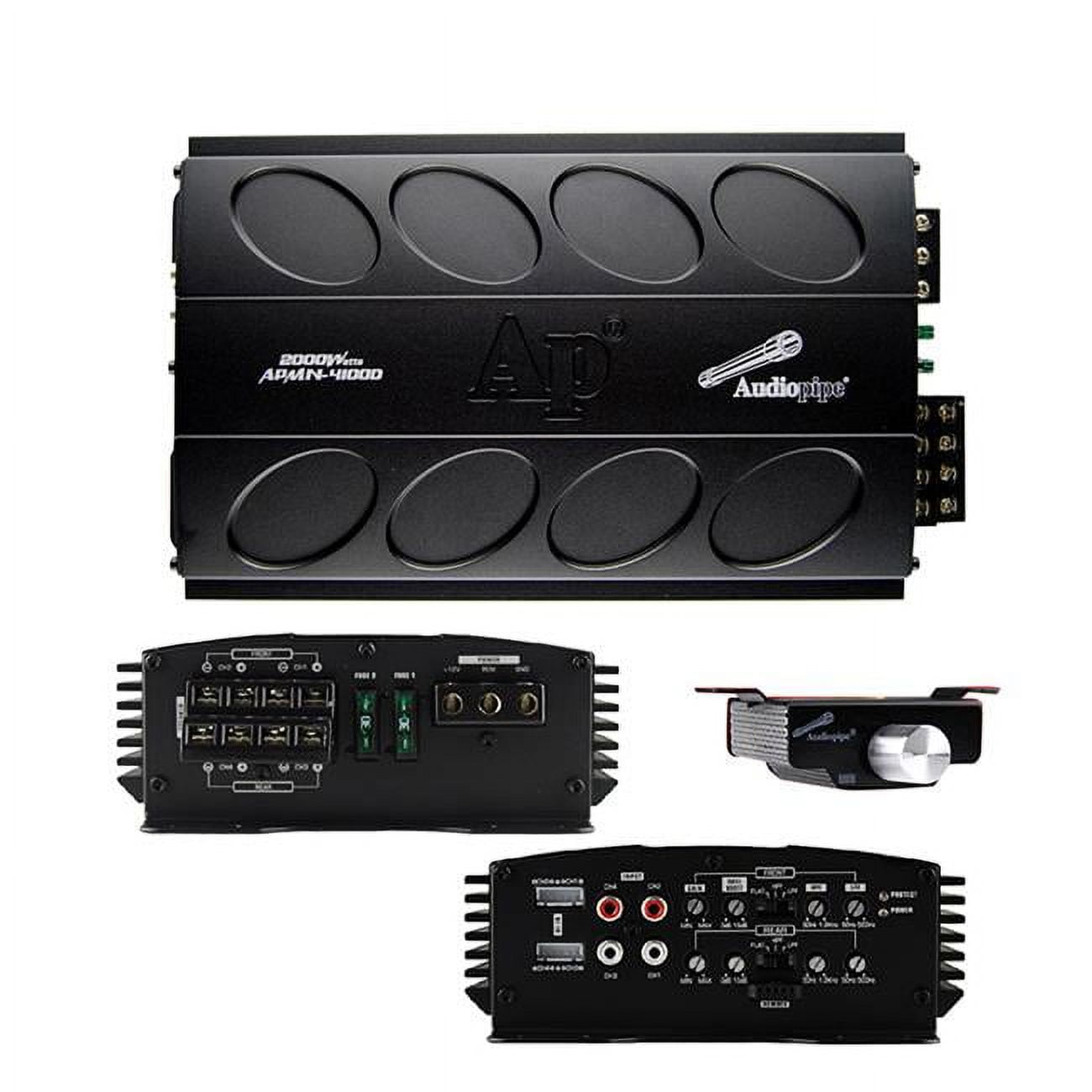 Audiopipe APMN-4100D APMN-4100D Mini 4 Channel Mosfet Amplifier ...