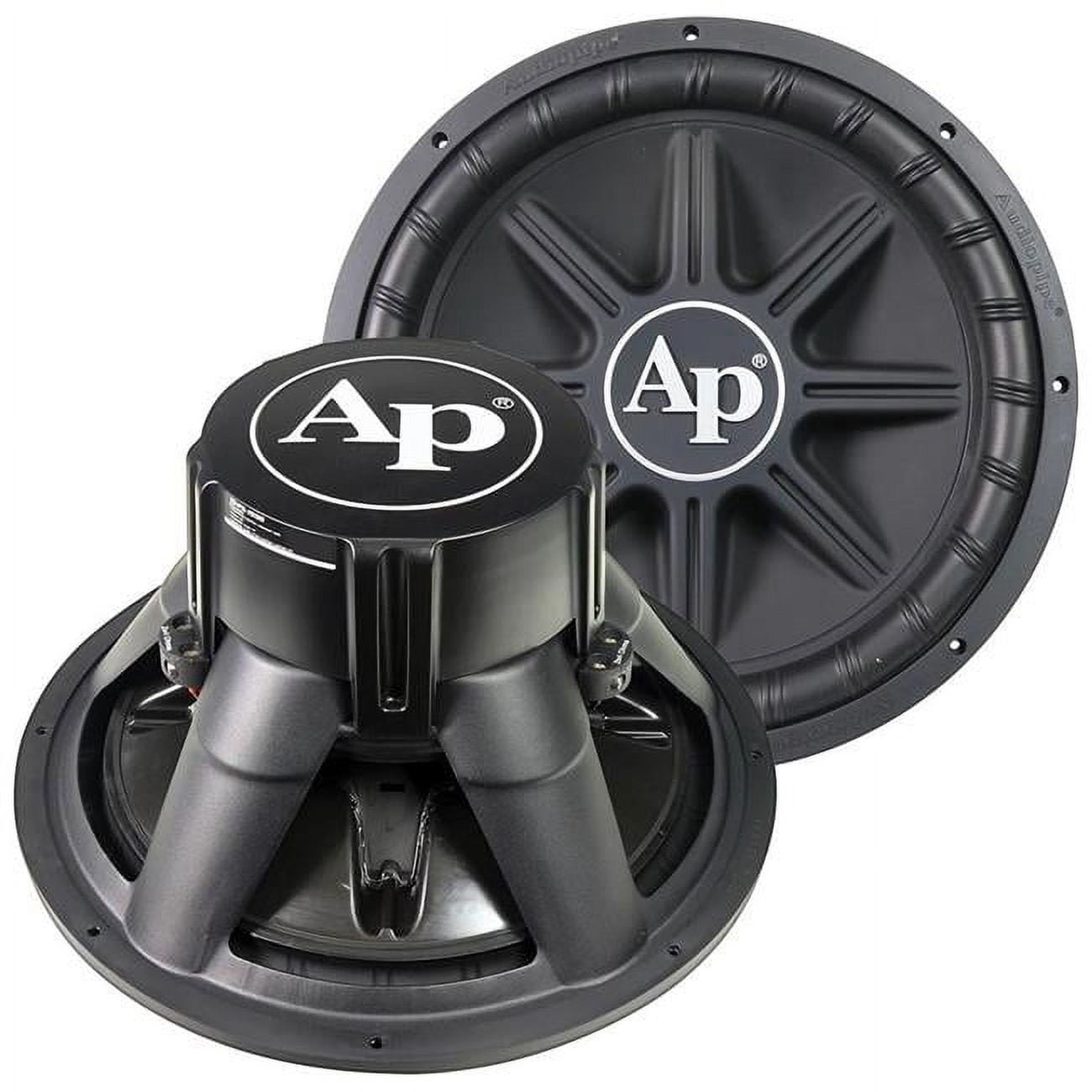 Audiopipemap 15 in. Woofer 500W RMS & 1000W Max Dual 4 ohm Voice Coils ...