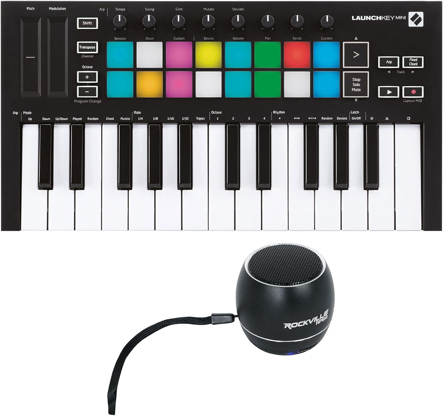 Audiosavings Bundle:(1) Novation Launchkey Mini MK3 25-key MIDI ...