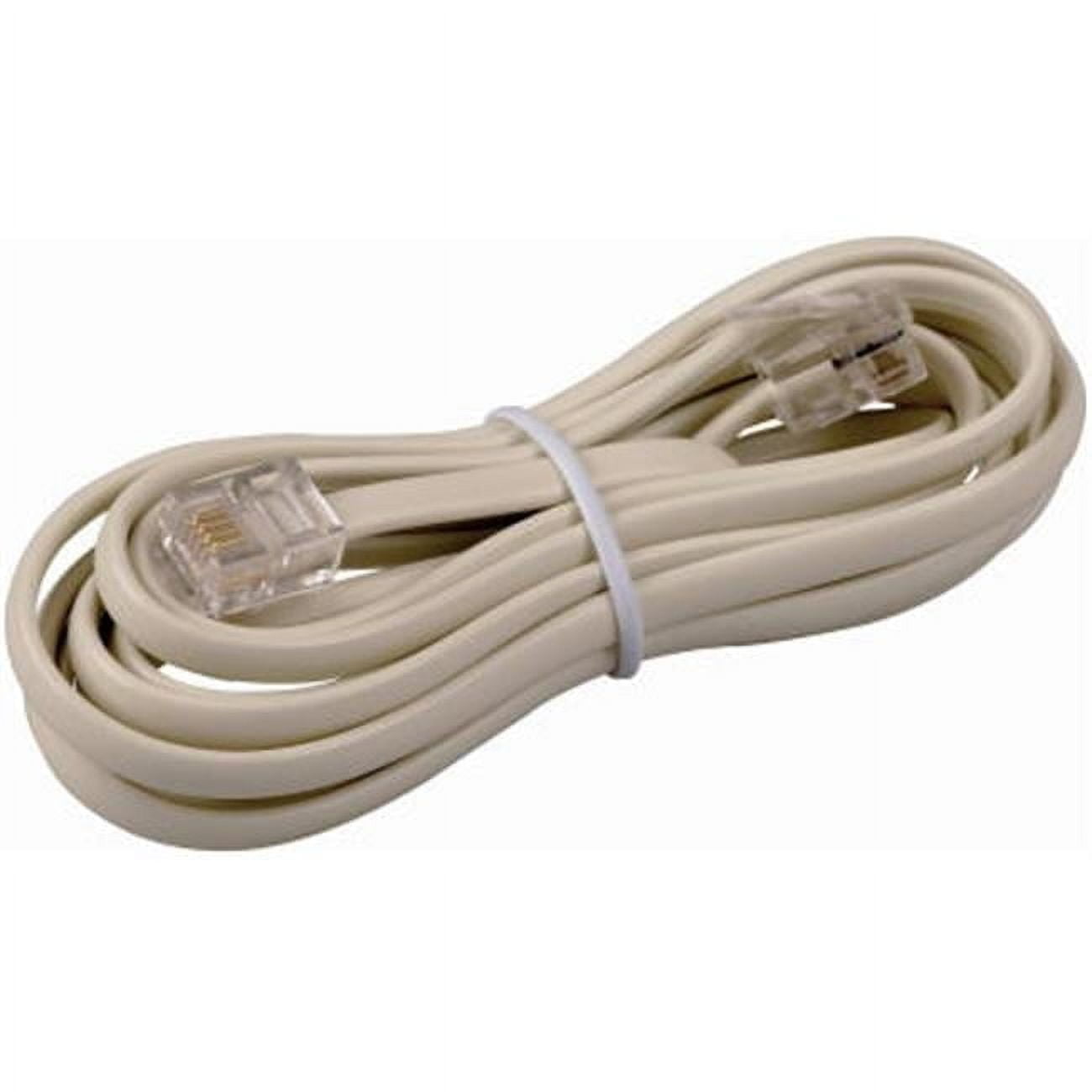 Audiovox TP210N 7 ft. Ivory Modular Base Cord - Ivory - 7 ft. - Walmart.com