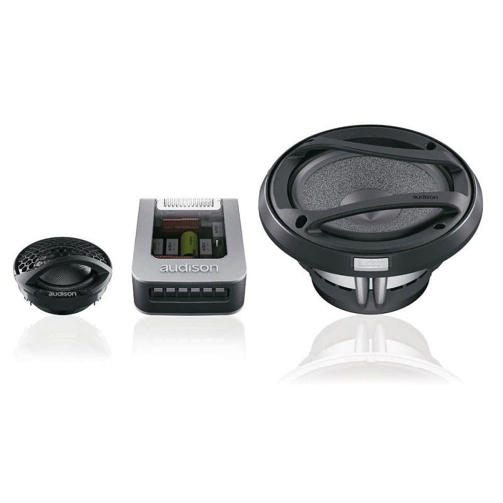 Audison AVK6 VOCE Series 6.5" 125W RMS (250W Peak Power Handling) 4 Ohm 2-way Component System ...