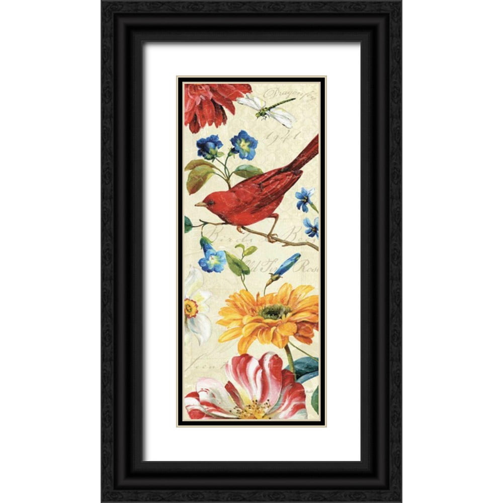 Audit, Lisa 10x18 Black Ornate Wood Framed with Double Matting Museum ...