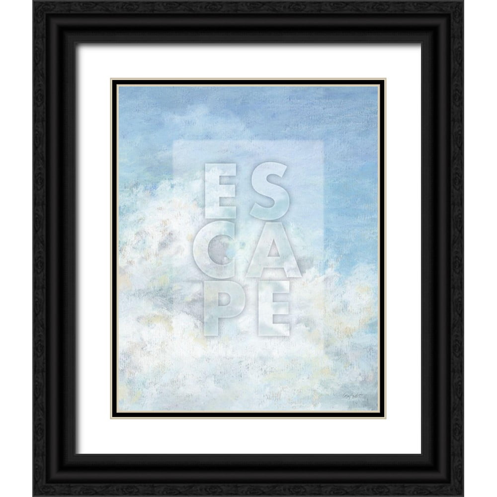 Audit, Lisa 12x14 Black Ornate Wood Framed with Double Matting Museum ...