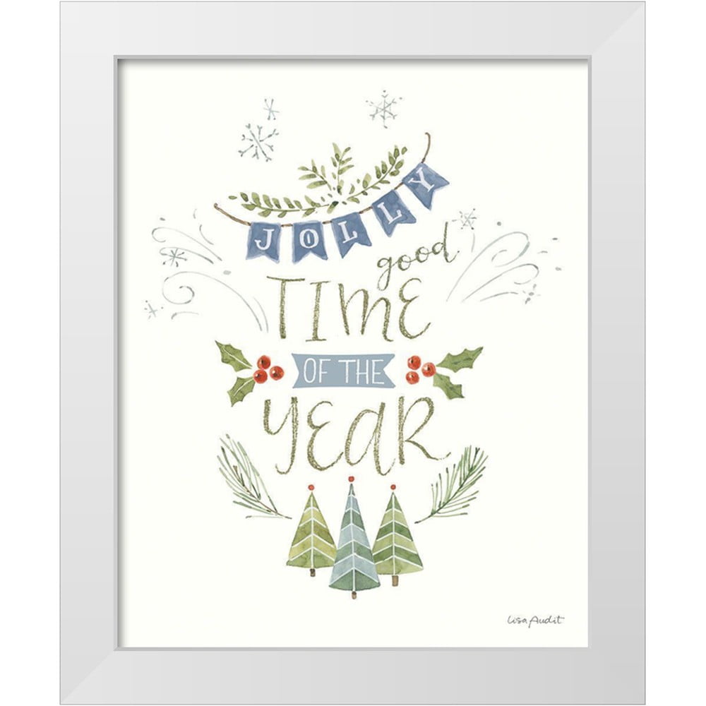 Audit, Lisa 12x14 White Modern Wood Framed Museum Art Print Titled - Jolly Gnomes XIV - Walmart.com